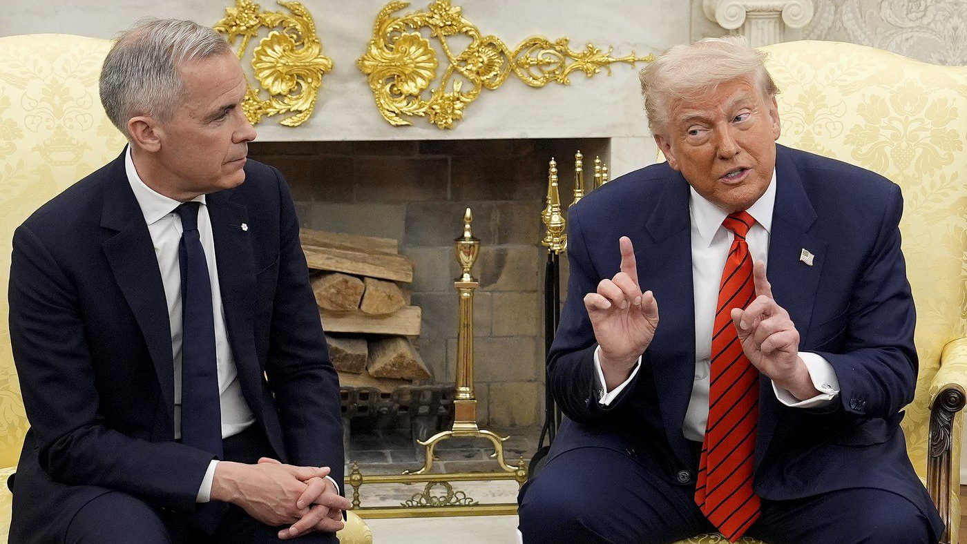 Carney meets with Trump but push tariffs to broader discussion on ...
