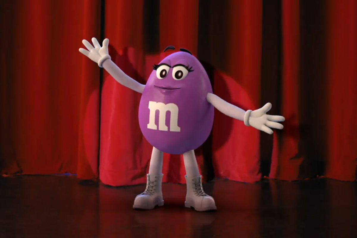 M&M debuts new purple character with a song - Ad Age
