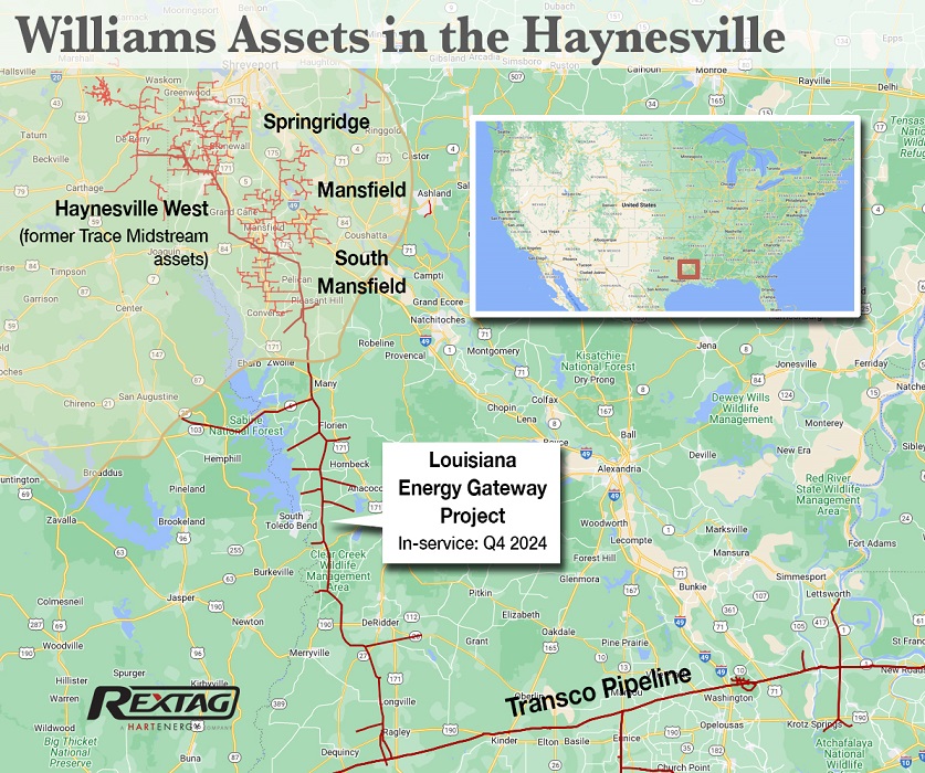 Williams Gas Pipeline Map Pipeline Database — The Coalition For