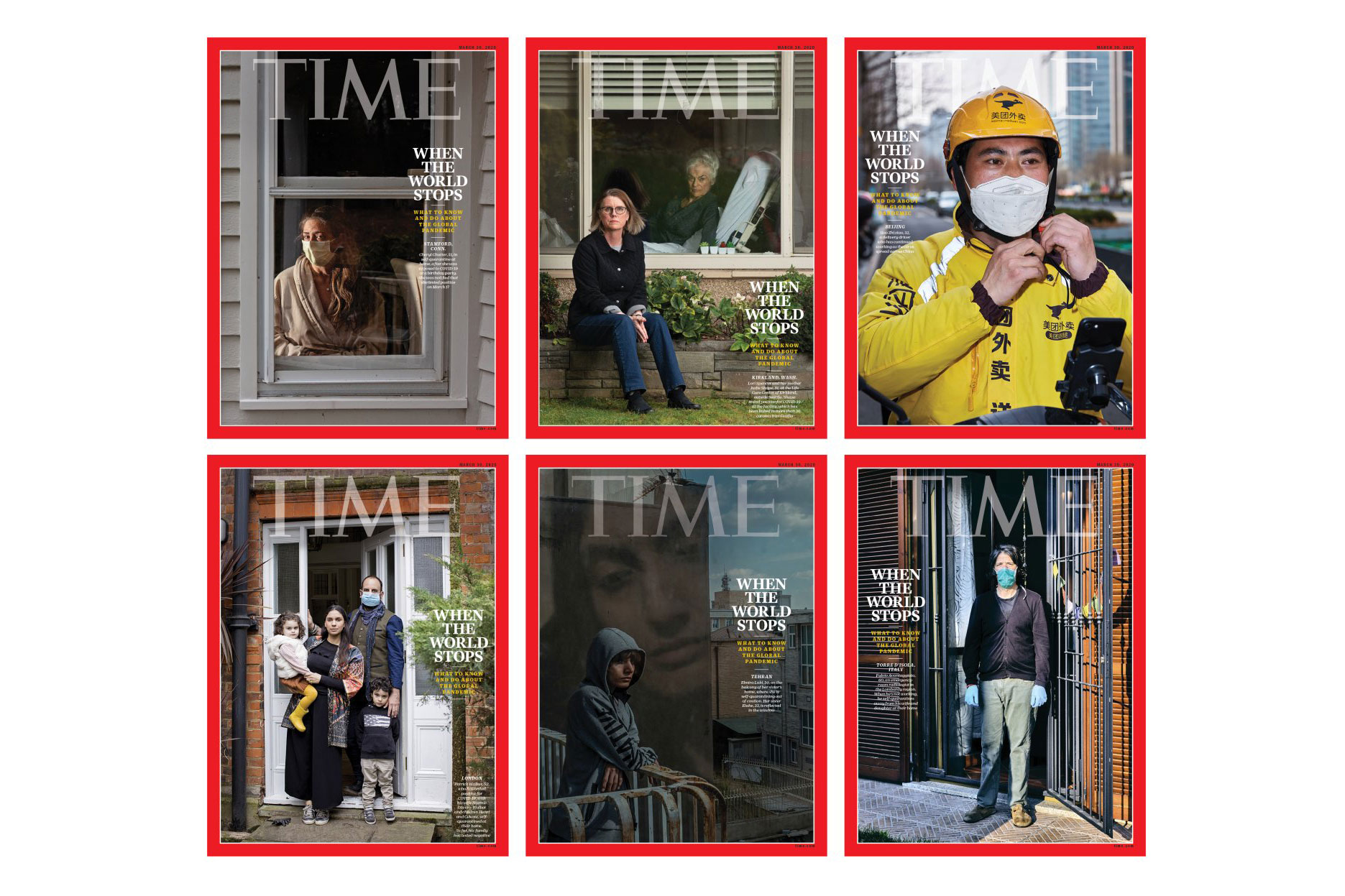 ‘When the World Stops’: See Time’s 6 pandemic covers - Ad Age