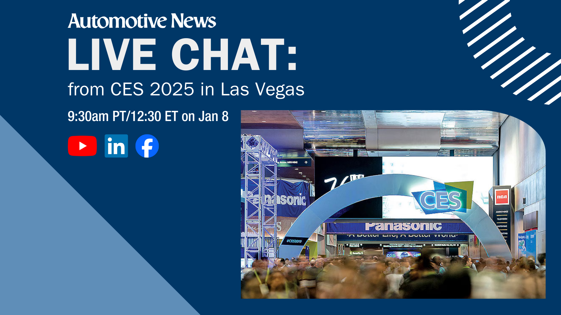 Live talk from CES 2025 show - Automotive News