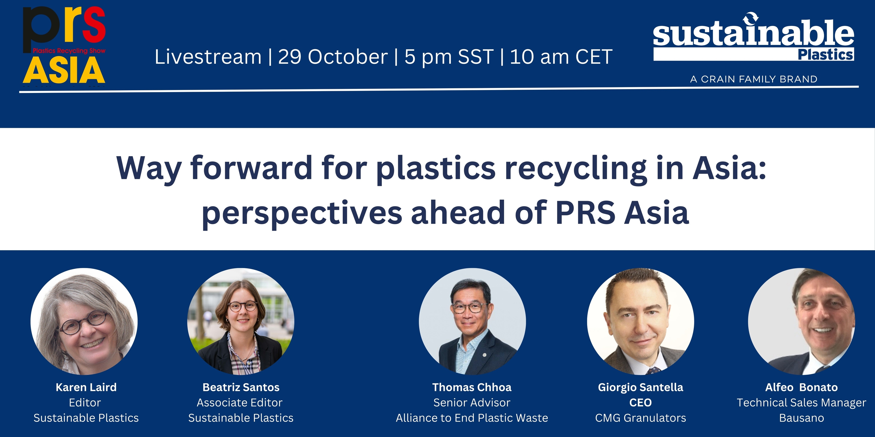 Way forward for plastics recycling in Asia: sign up for the livestream ...