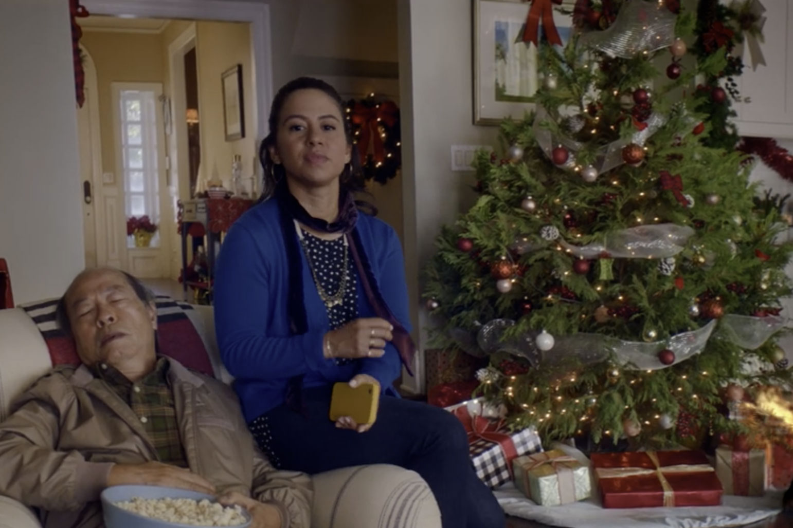 Visible's holiday campaign is all about the drama - Ad Age