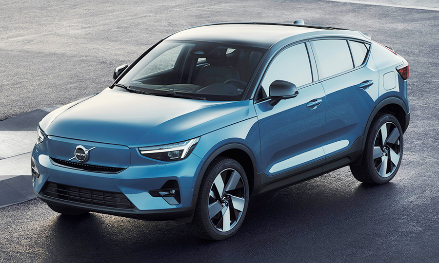 Volvo electric car models store