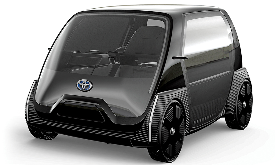 Toyota electric small car store