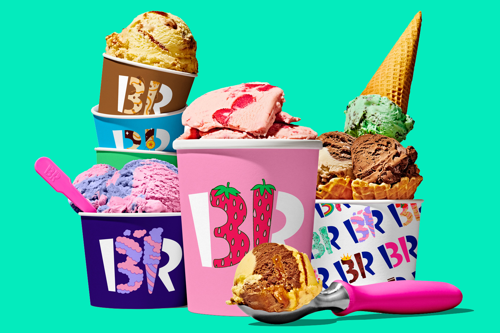 Logotipo De Baskin Robbins