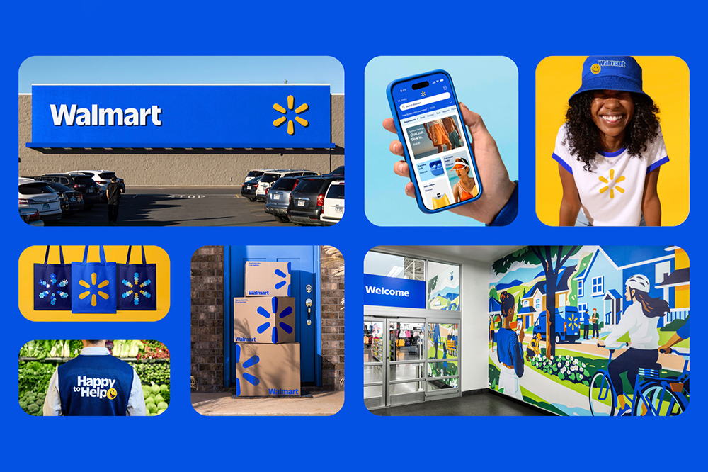 Walmart brand refresh includes new blue and old font - Ad Age