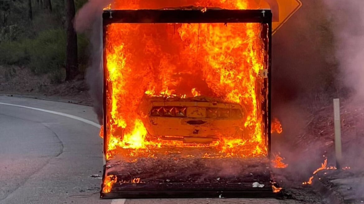 1979 Ford Probe concept destroyed by fire after Pebble Beach ...