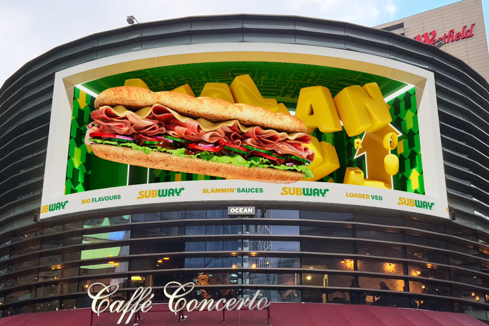 Subway interactive billboard builds dream sub - Ad Age