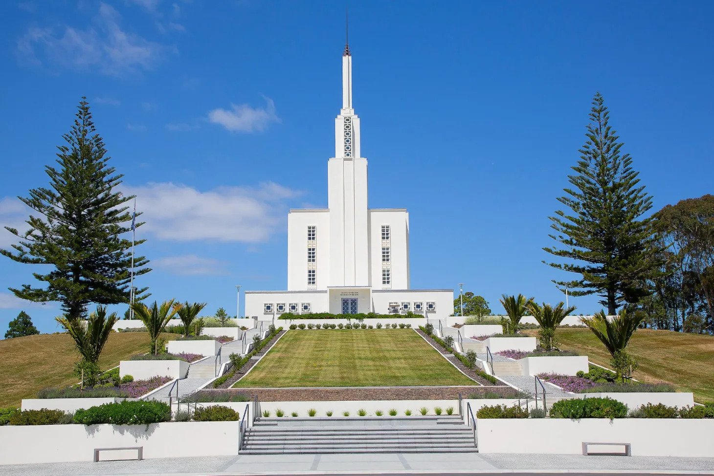 New Zealand Hamilton Temple Hamilton New Zealand Temple Night Light