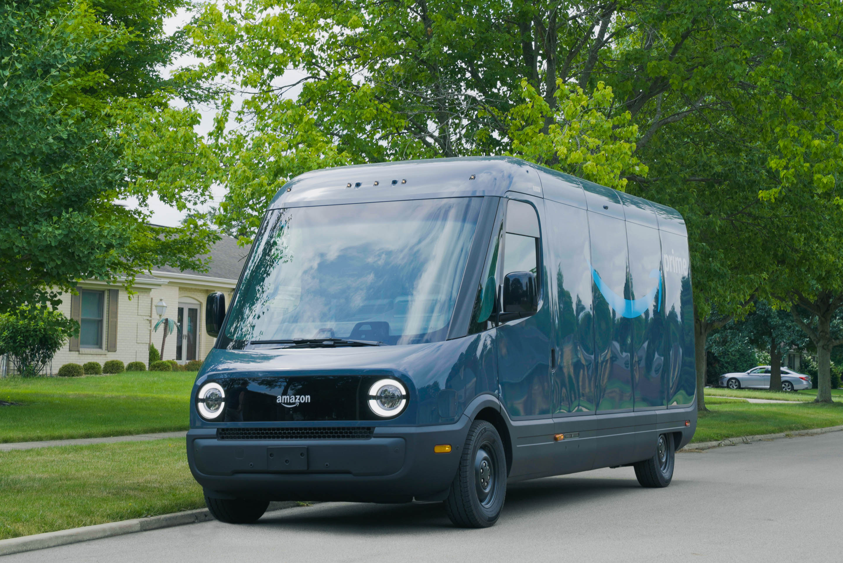 Rivian amazon electric van store