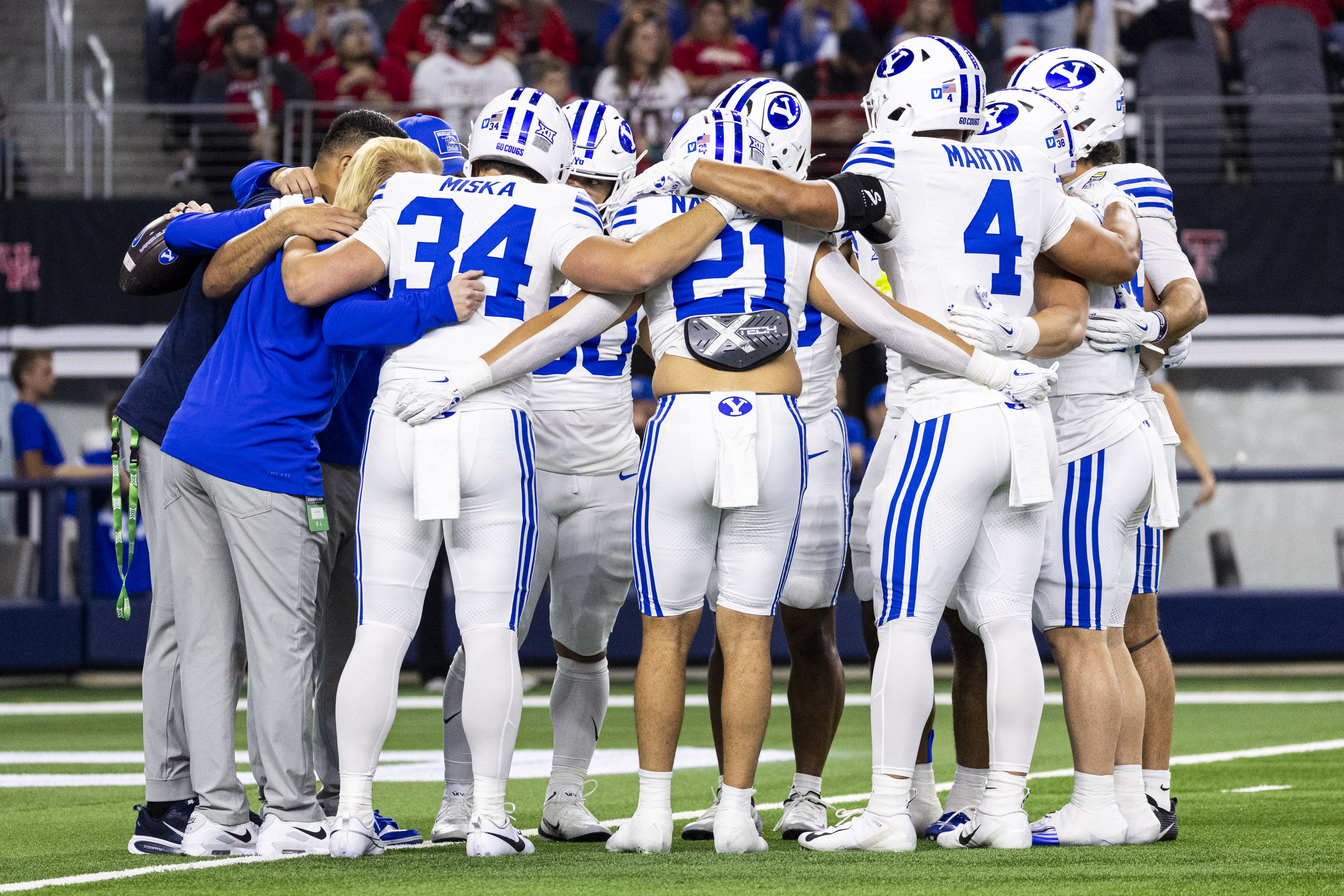 Football Team Huddle Chants