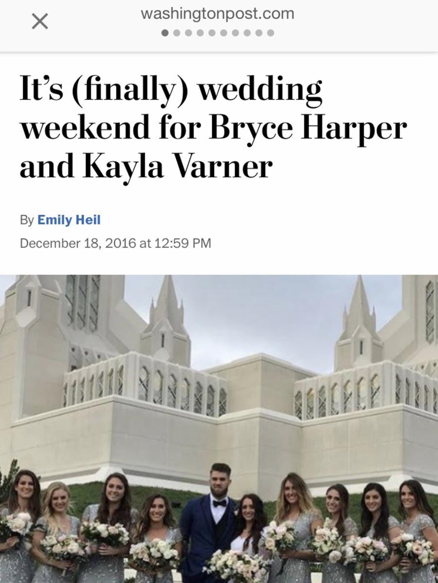 Bryce harper wedding 60 photos - Astyledwedding.com