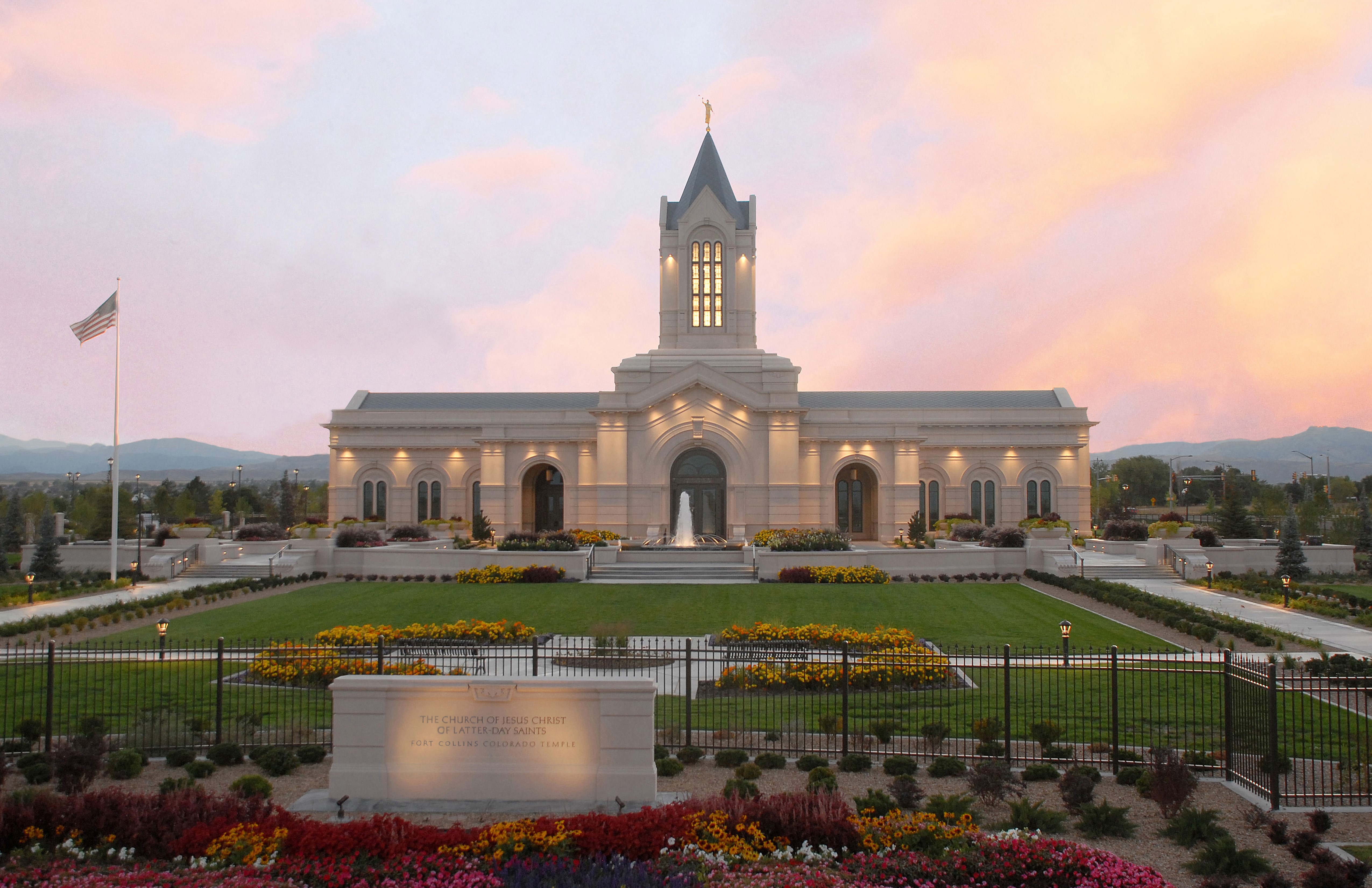 Ft Collins Colorado Temple Fort Collins Colorado Temple Photograph