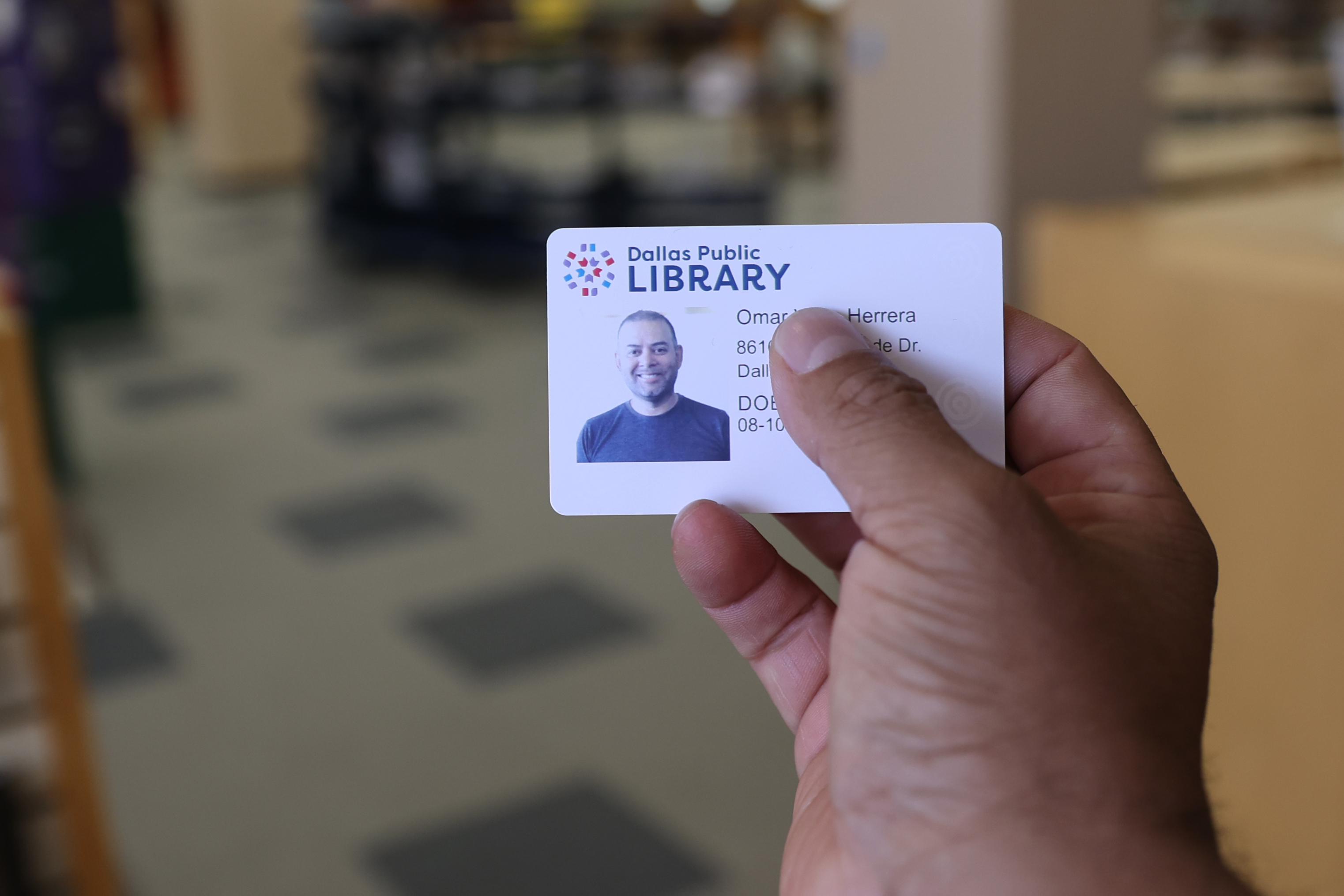 Tarjeta De Biblioteca