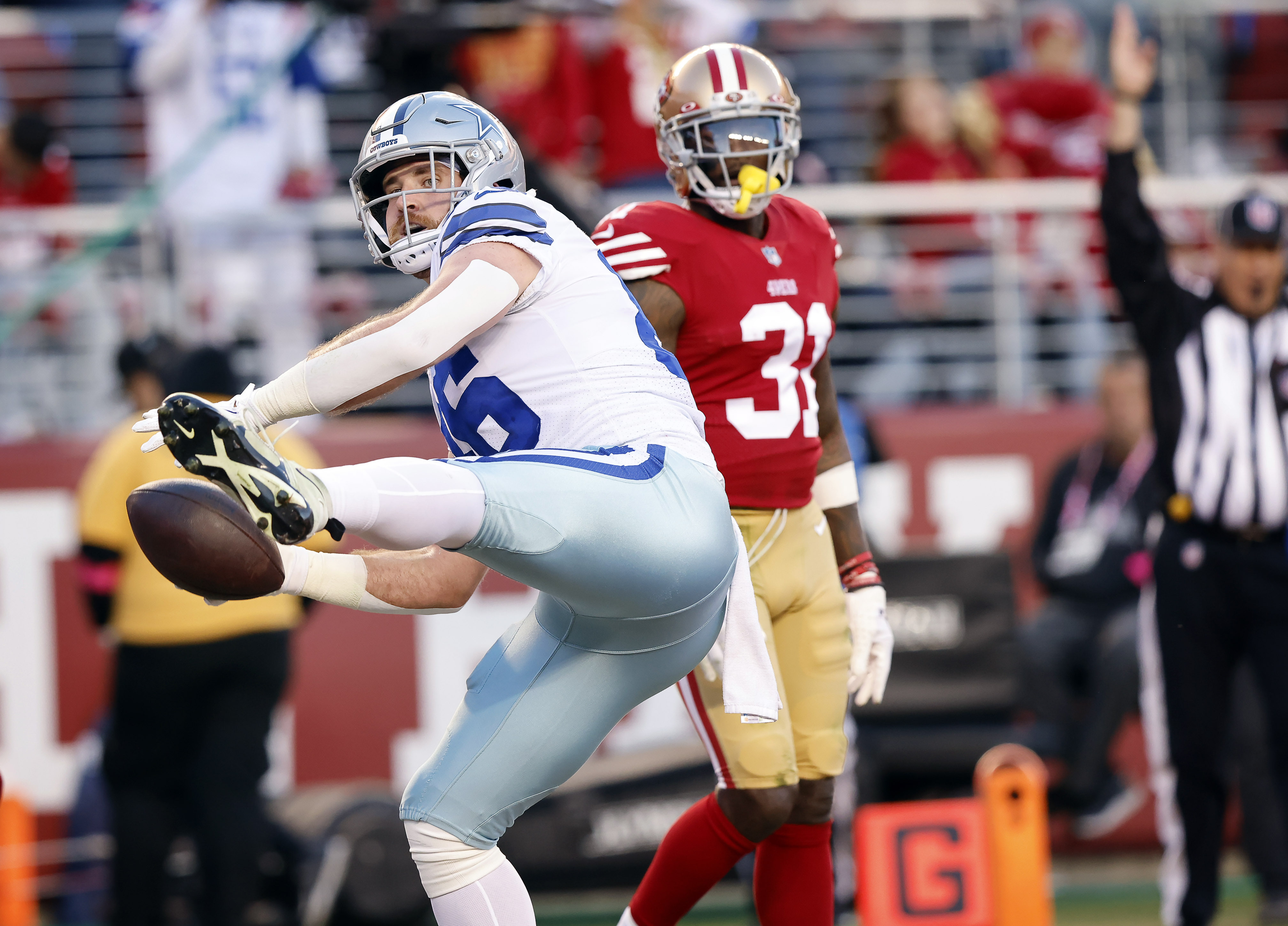 Photos: Hauling it in! Cowboys' CeeDee Lamb makes a catch for a big ...
