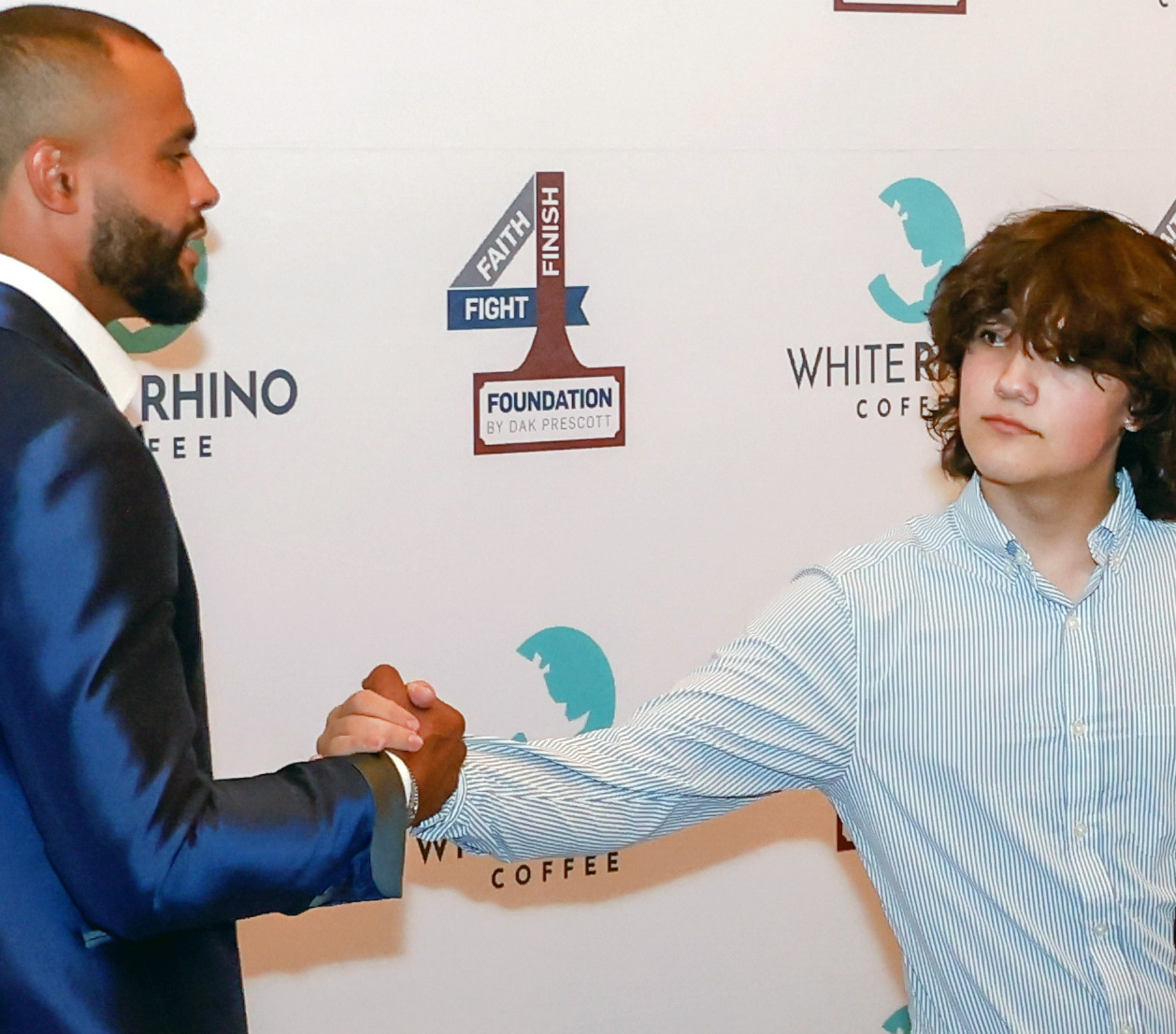 Photos: Cowboys' Dak Prescott hosts annual Faith Fight Finish ...