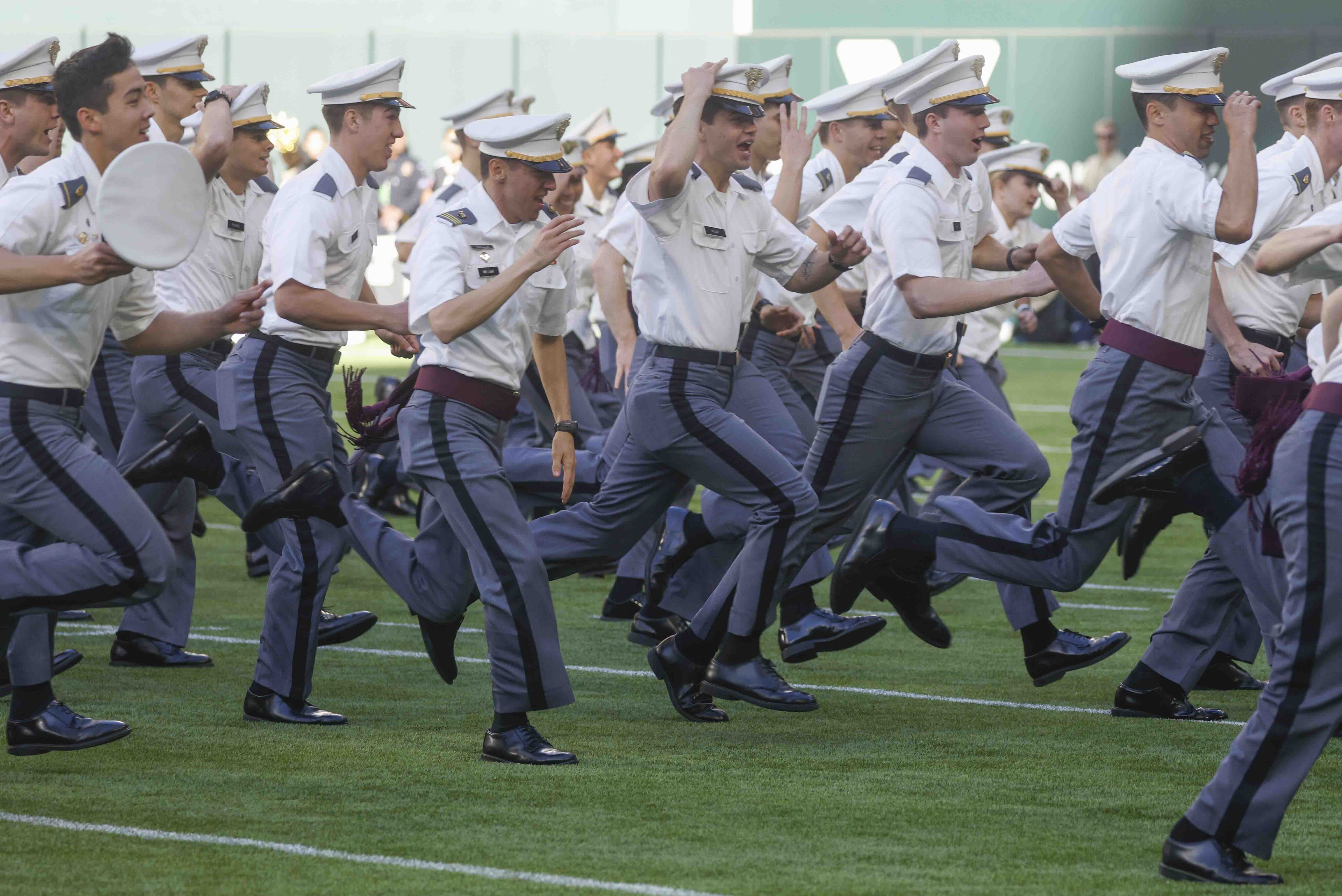 Photos: Air Force players kiss Commander-in-Chief’s Trophy, celebrate ...