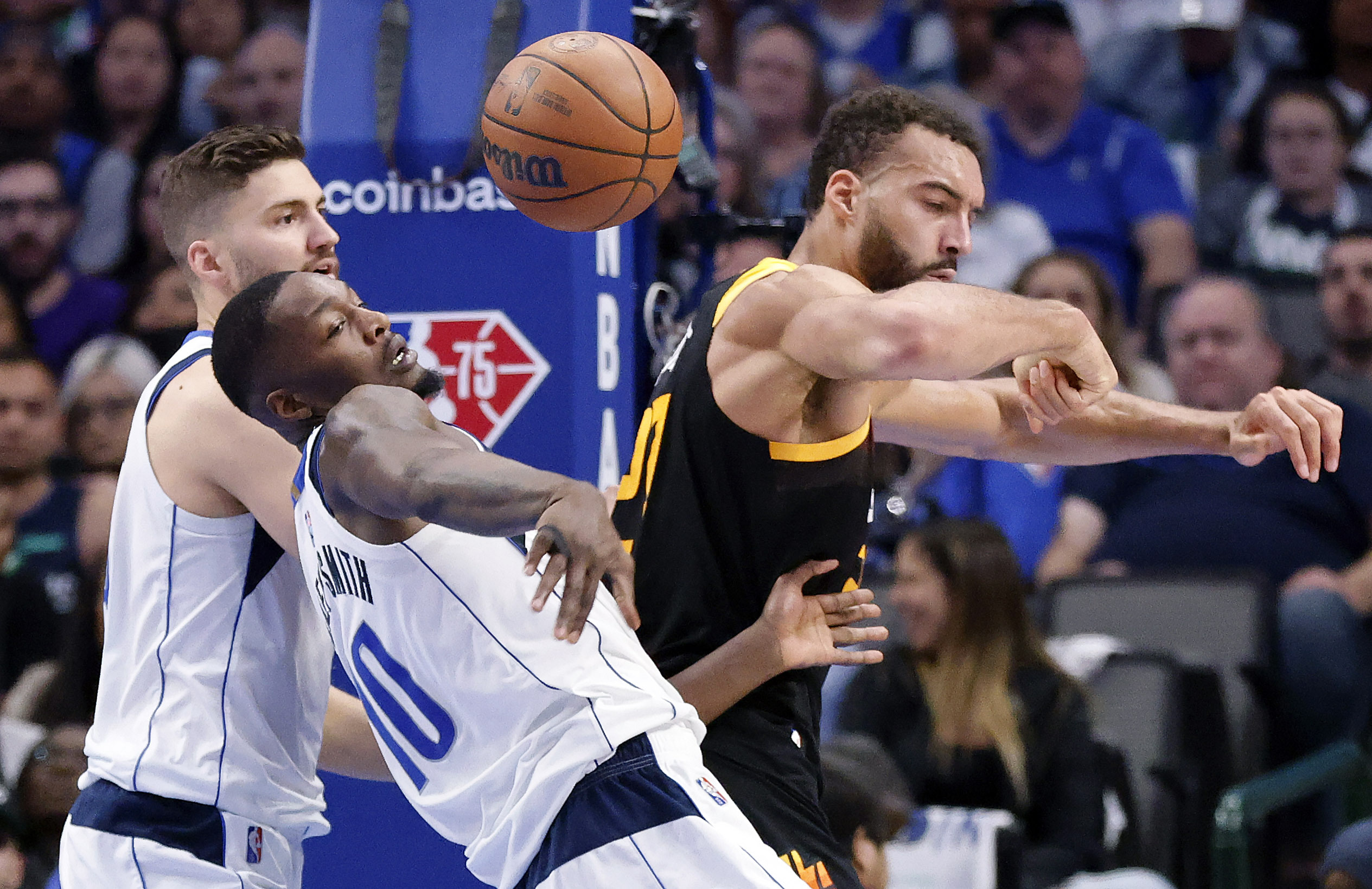 Photos: Hold the pose! Mavs forward Dorian Finney-Smith hits a 3 ...