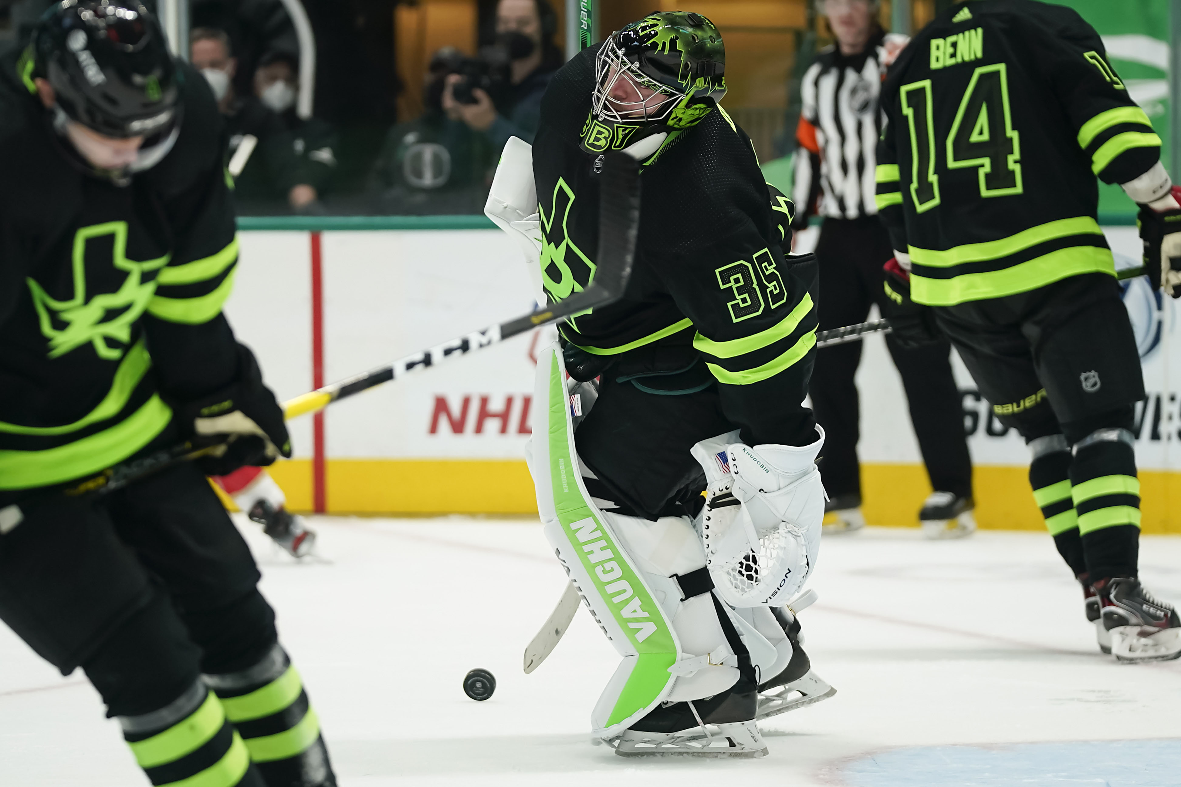 Photos: Florida Panthers defenseman Aaron Ekblad scores past Anton ...