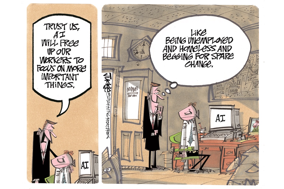 Editorial Cartooning About Using Ai In Education - Infoupdate.org