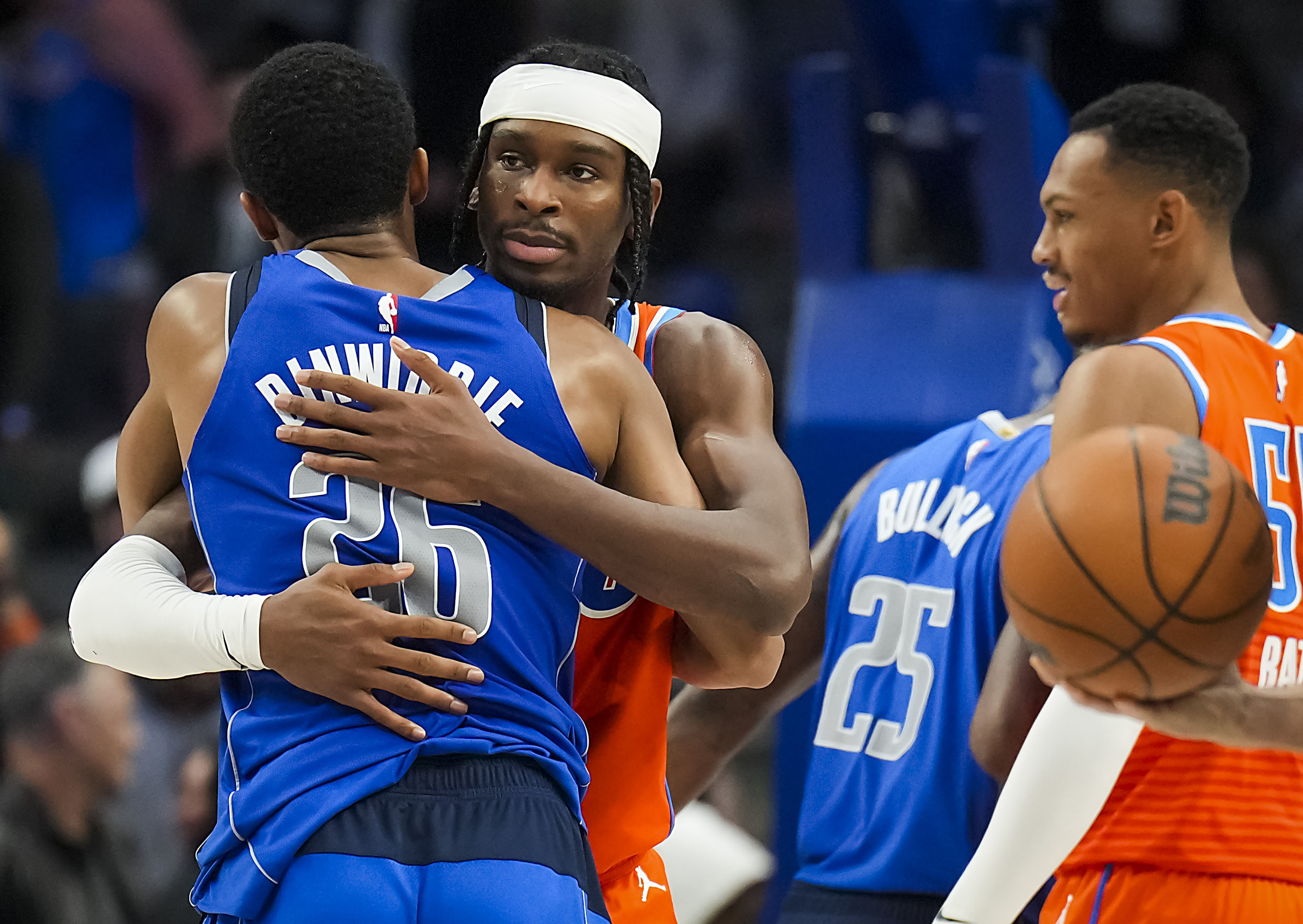 Playing spoiler: See photos from the Mavericks' OT loss vs. the Thunder