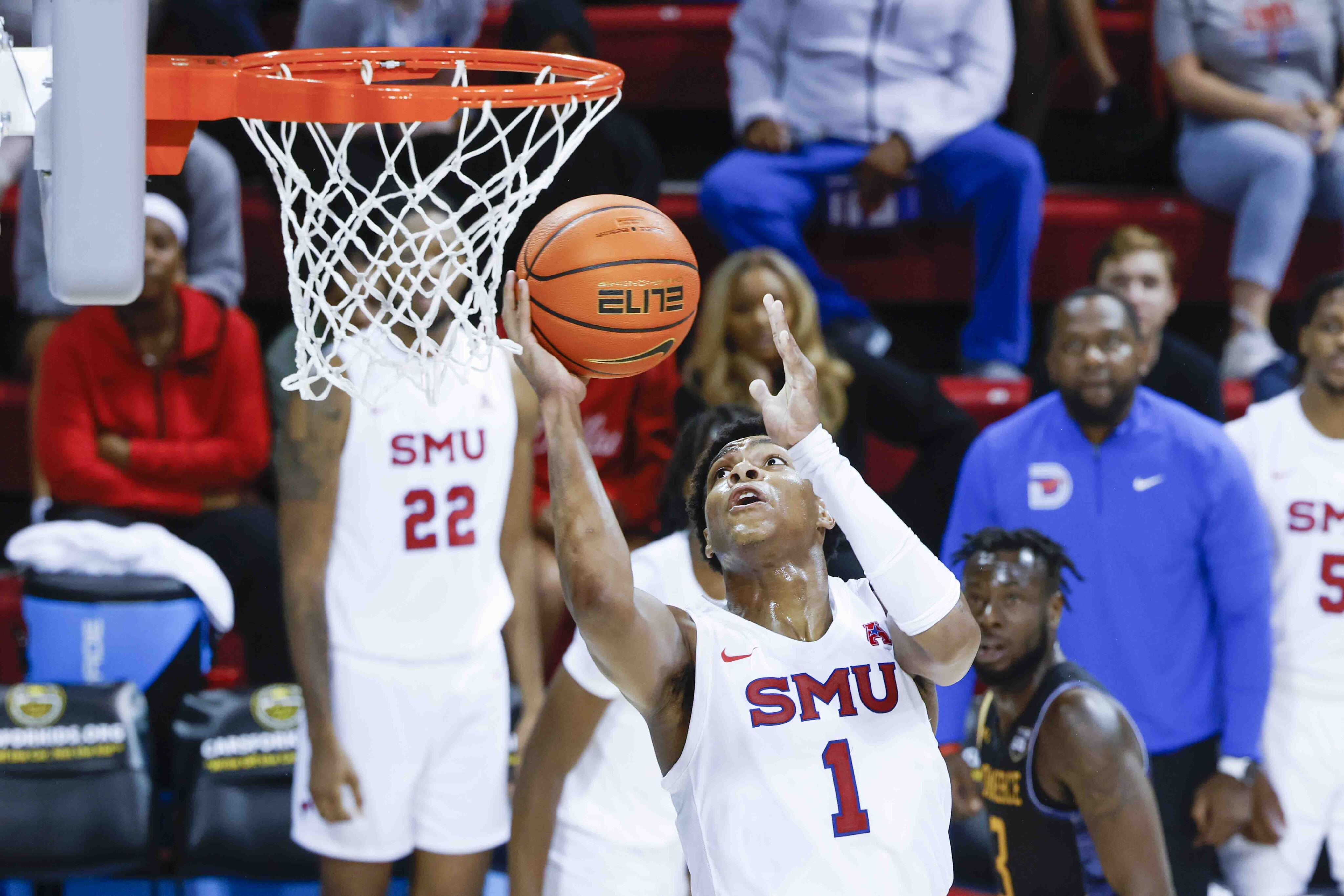 Photos: Layup line! SMU's Zhuric Phelps drives for a layup against ...
