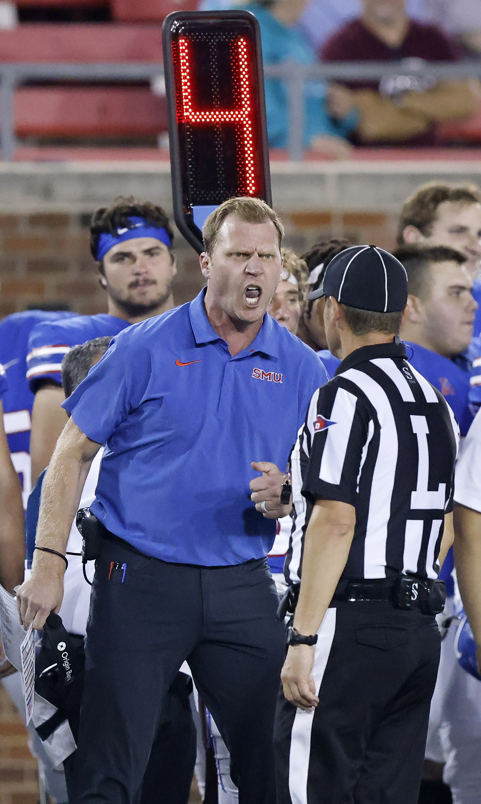 Trot forward! See photos from SMU's conference win over Navy