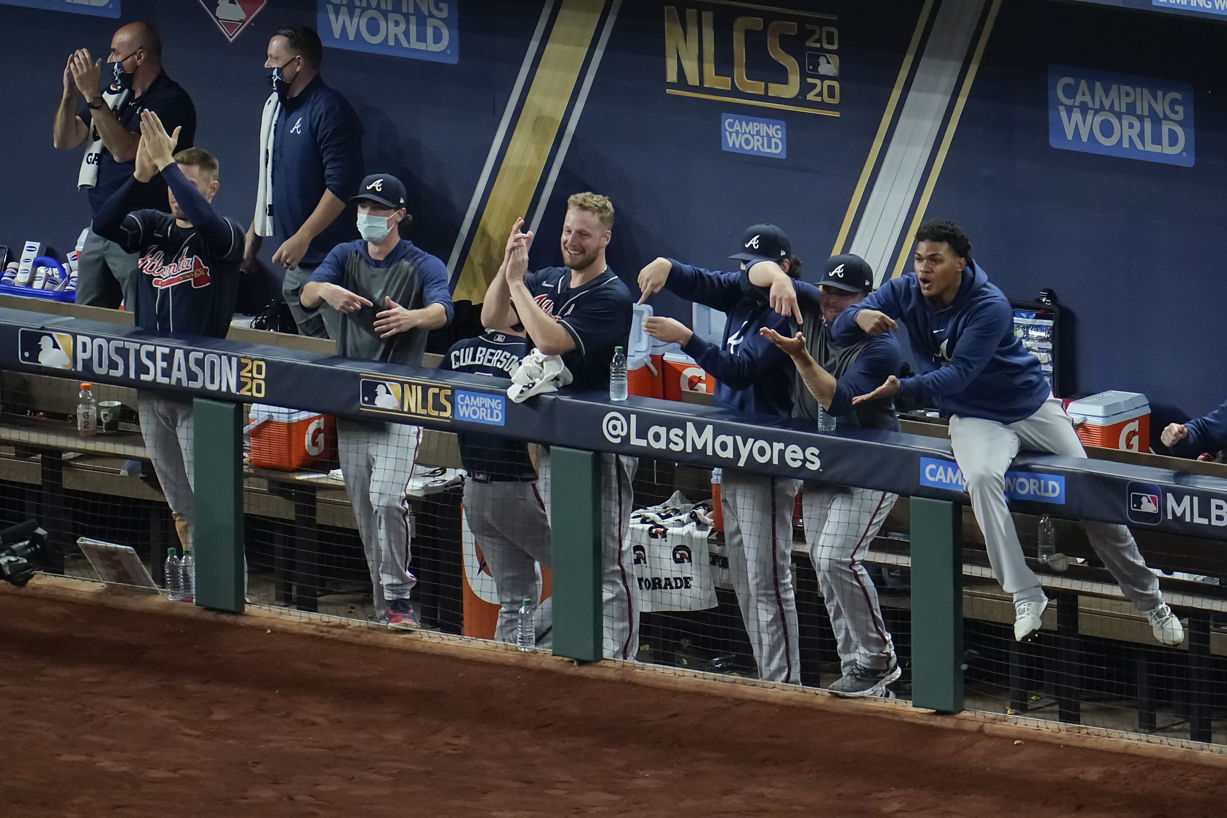 Photos: Globe Life Field hosts fans for the first time in NLCS Game 1