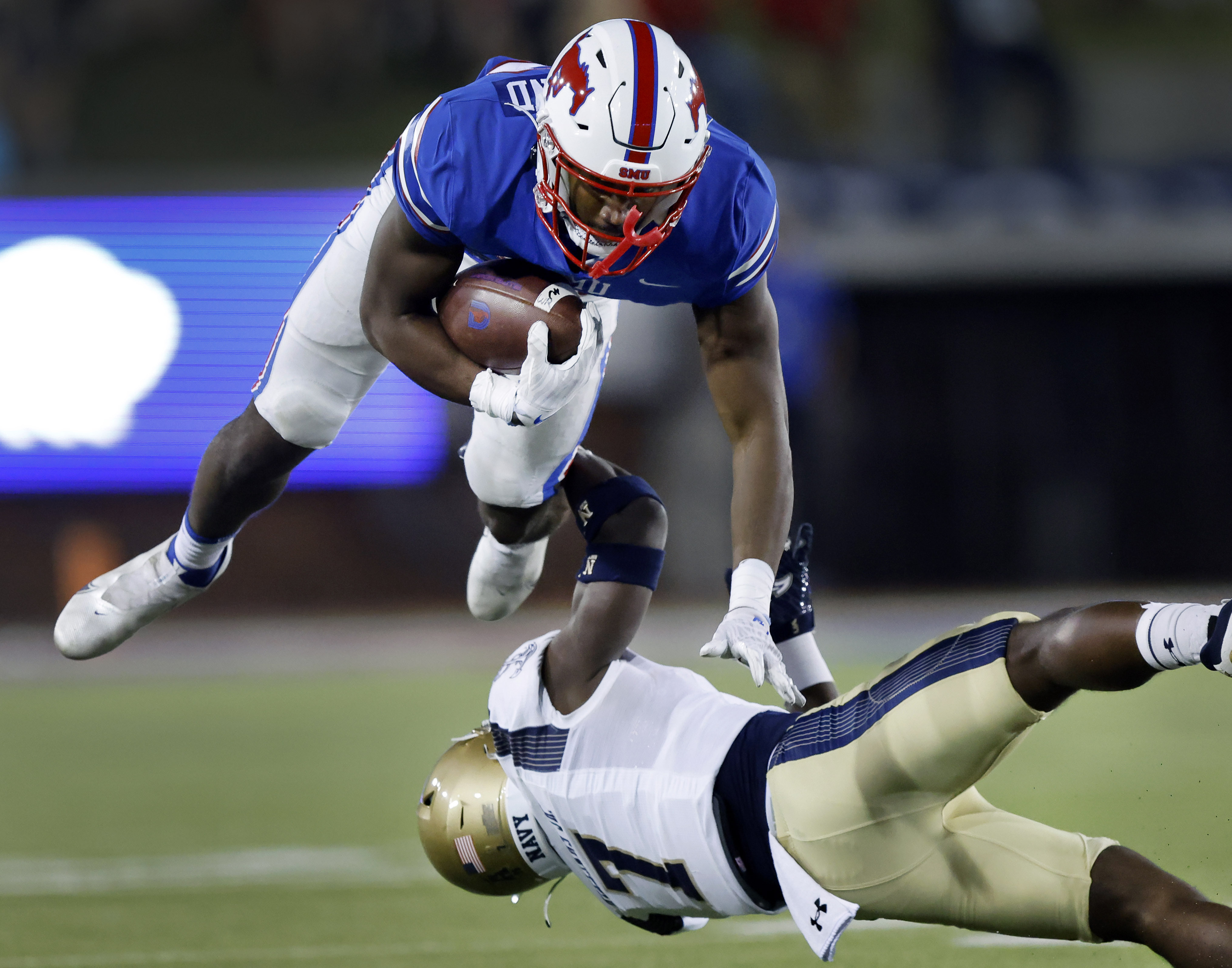 Trot forward! See photos from SMU's conference win over Navy