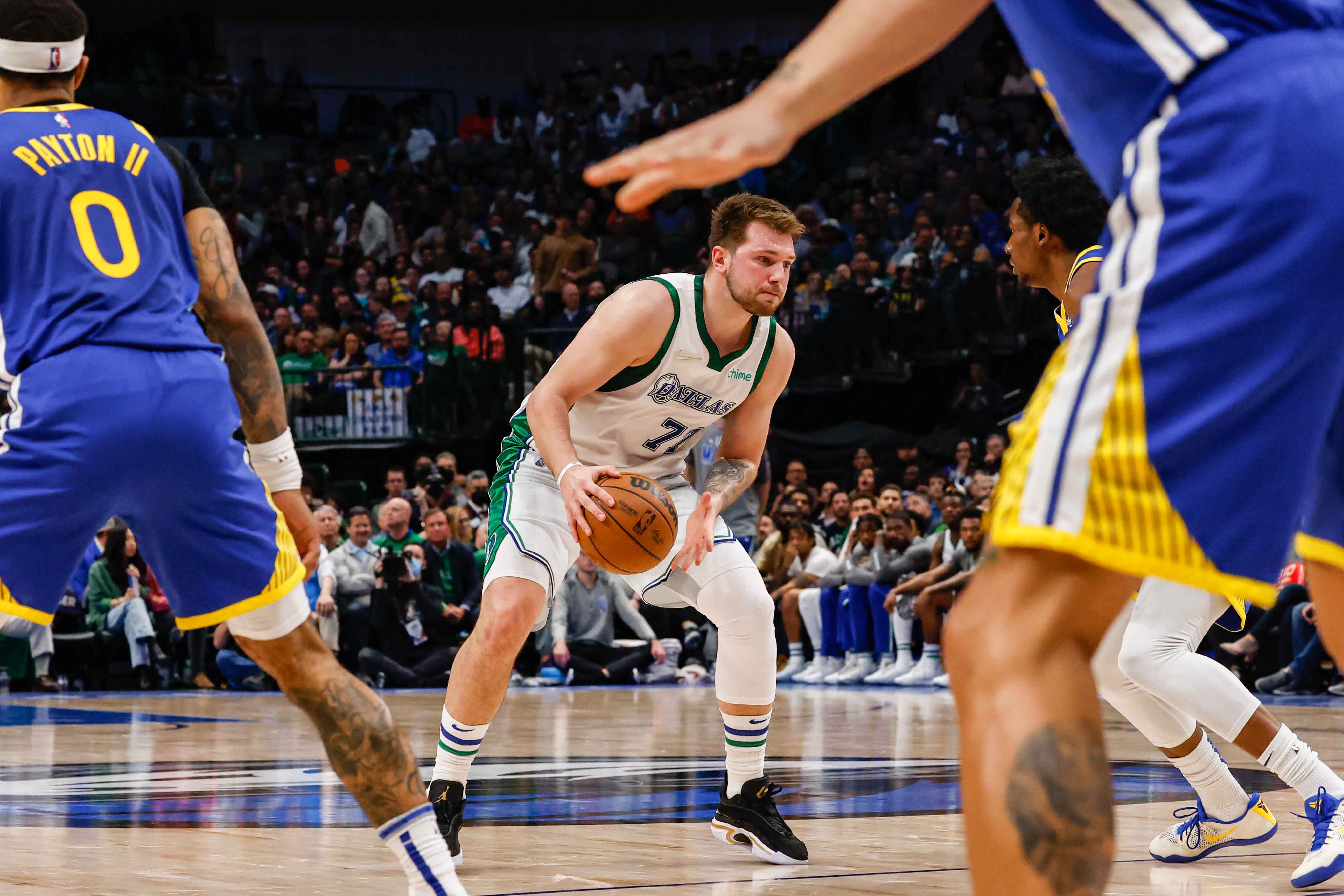 Well-earned: Luka Doncic shines against Warriors in first game after ...