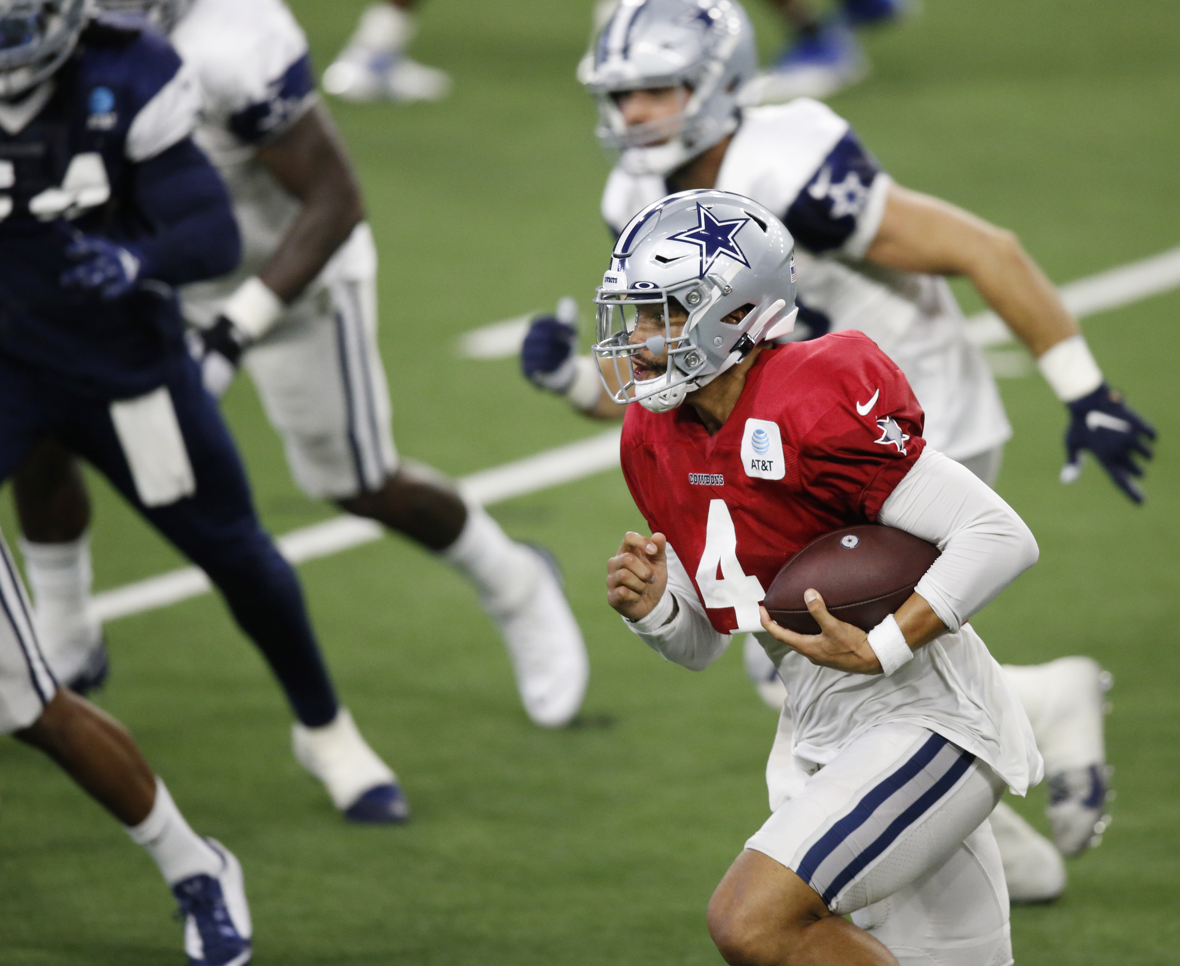 Photos: Cowboys take to the field for another day of practice, Dak ...