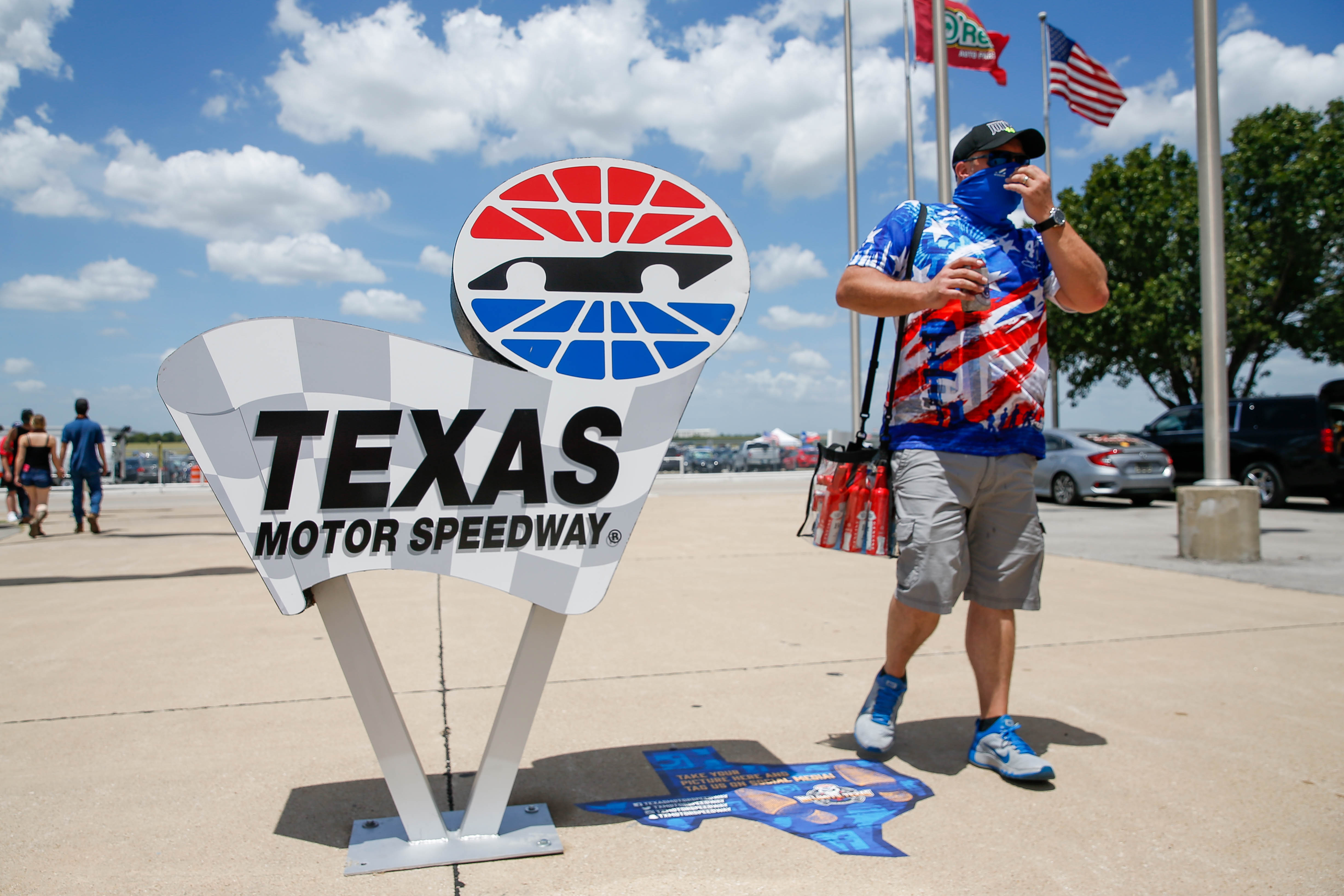 Photos: Texas Motor speedway hosts first Texas sport with fans since March
