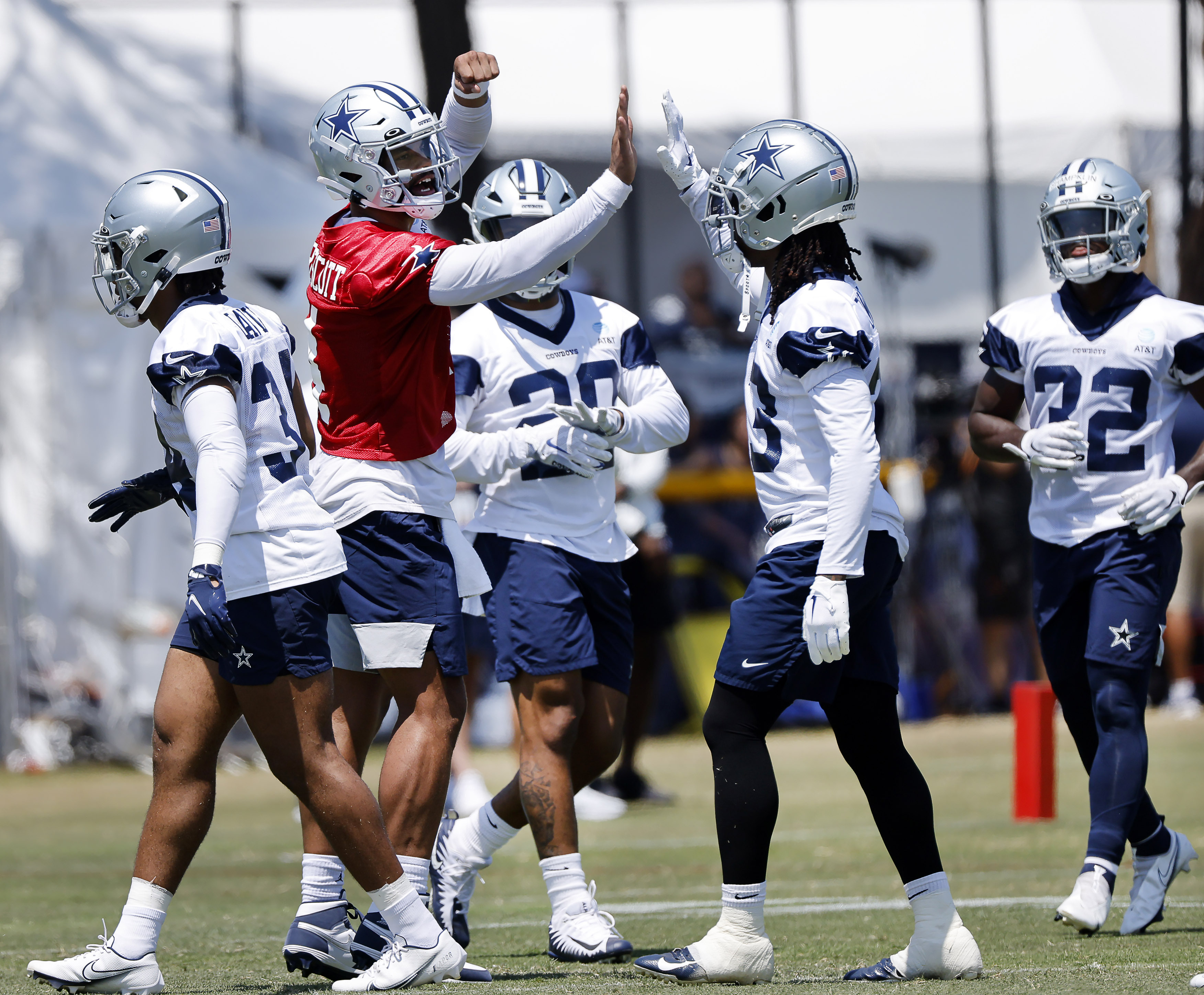 Cowboys training camp photos: QB Dak Prescott celebrates his 29th ...