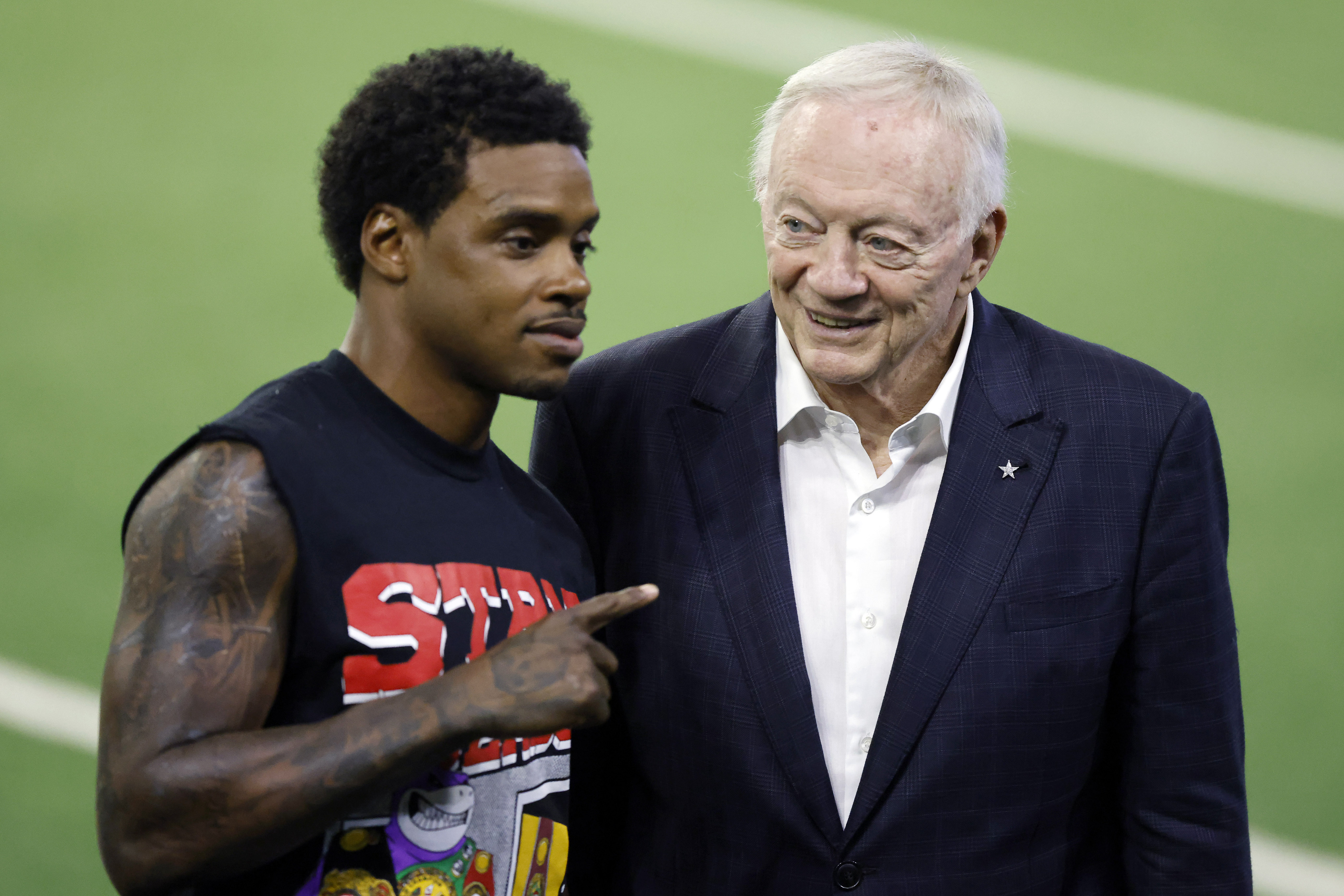 Ready to rumble: See photos of Errol Spence Jr. at Cowboys' first ...