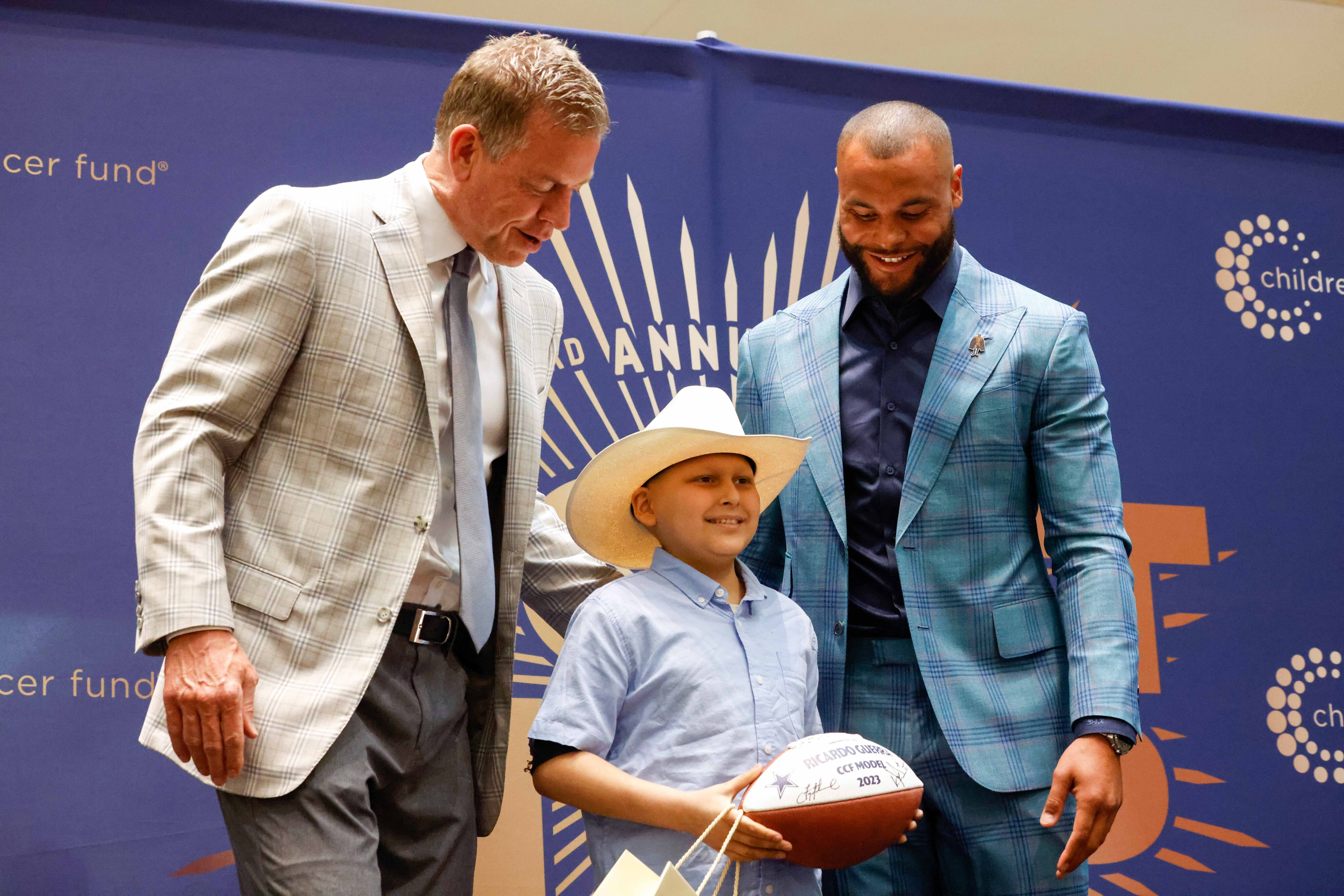 Photos: Dallas Cowboys QB Dak Prescott, Troy Aikman team up for charity