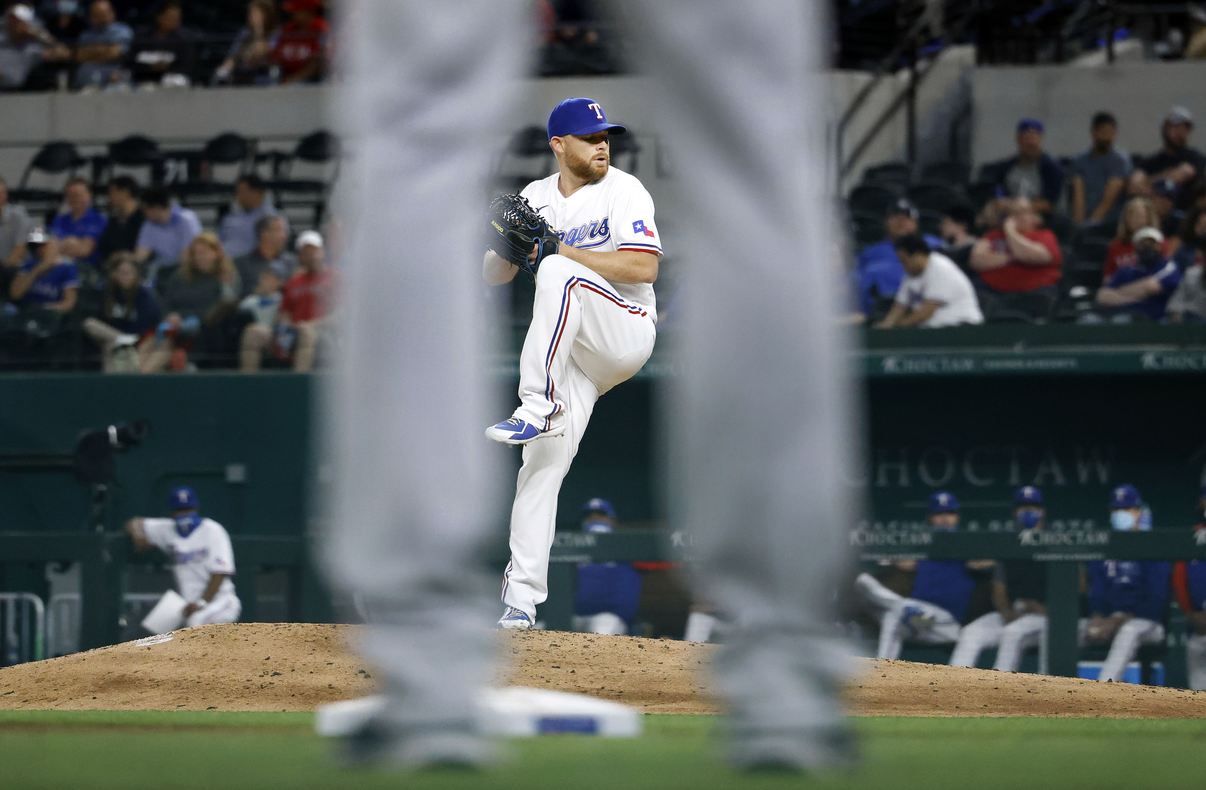 Photos: Hello Win Column! Rangers' bats wake up in 4-1 victory over Red ...