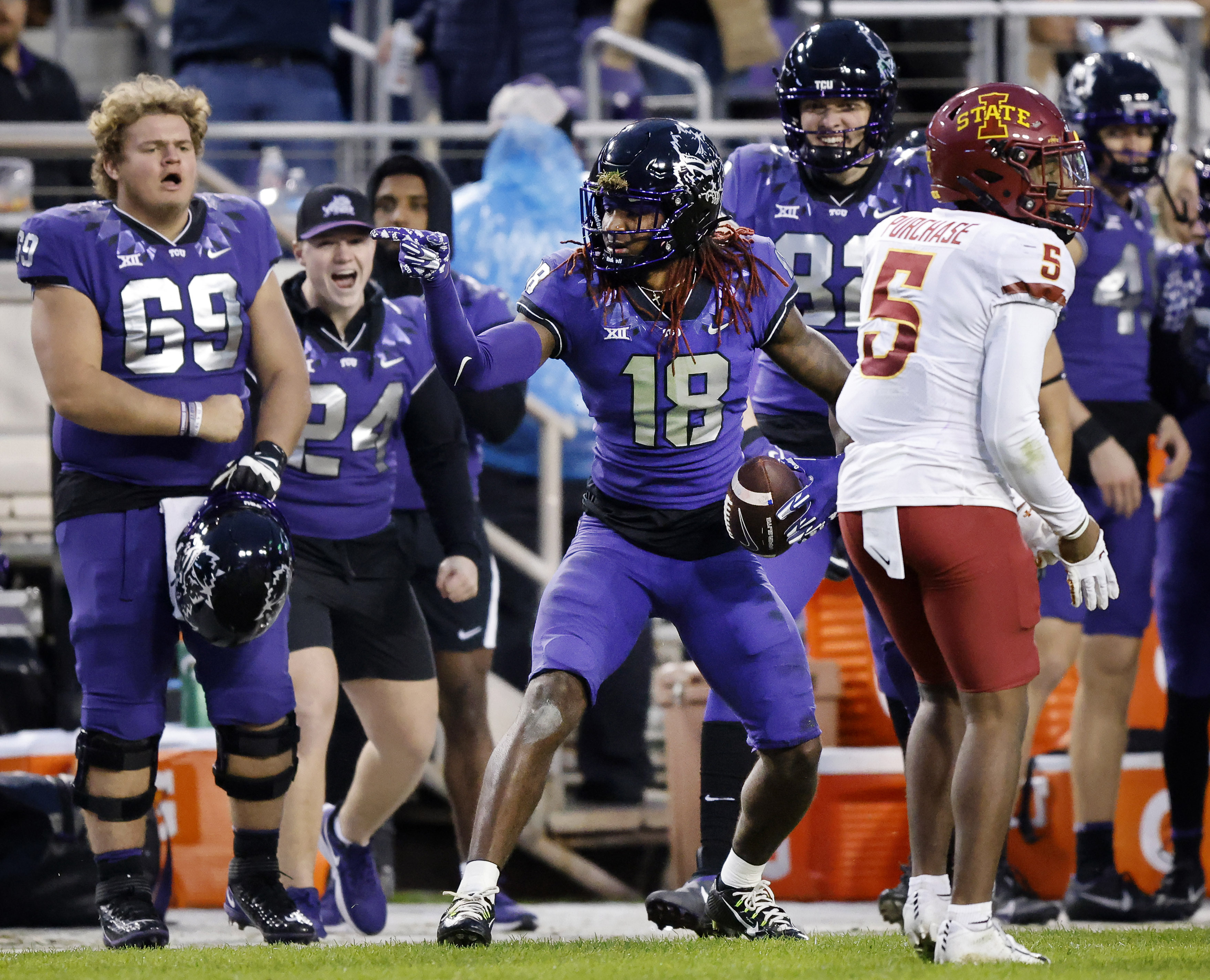 Staying perfect: See photos from TCU's dominant victory over Iowa State