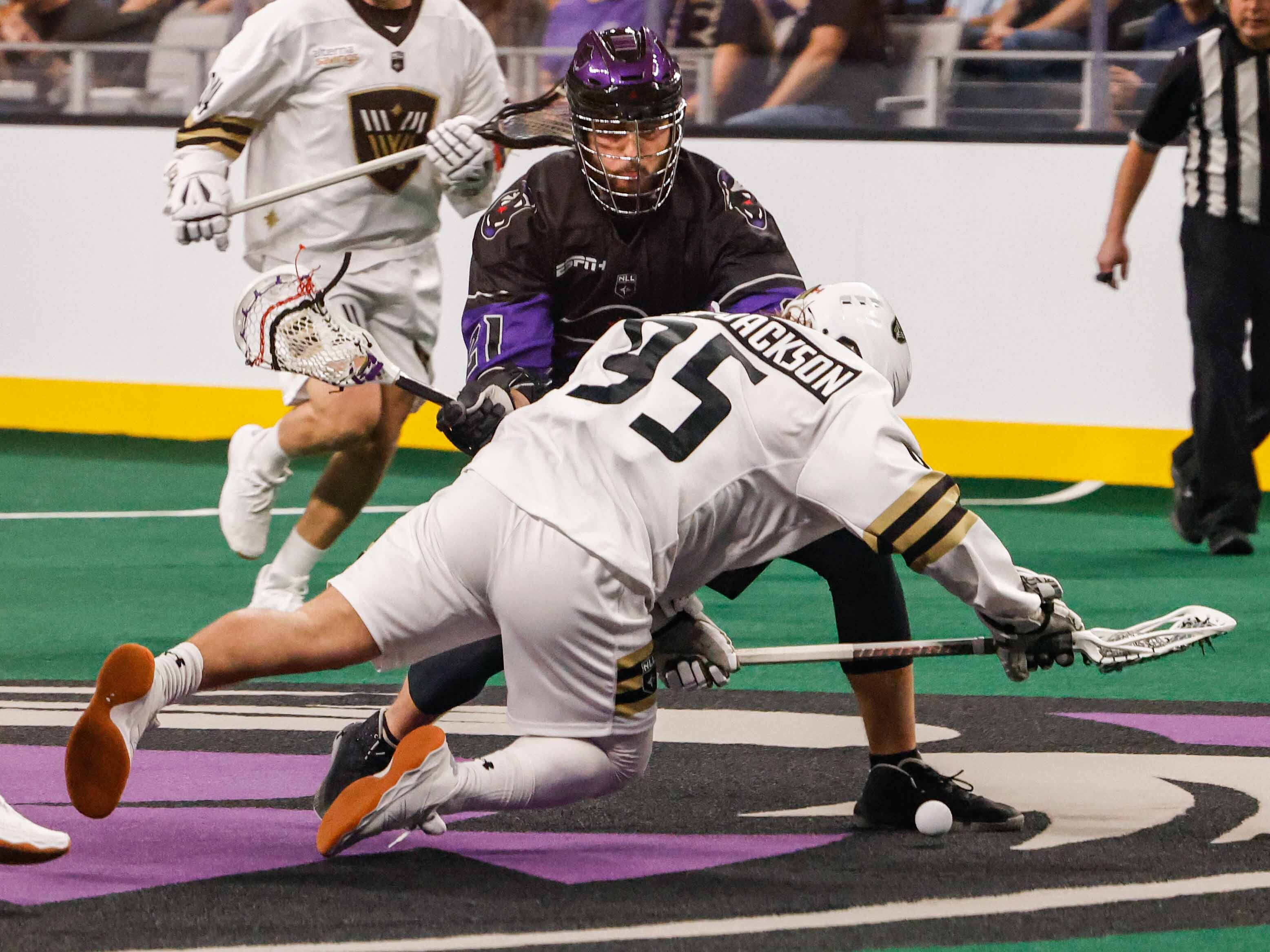 Photos: Sweet snag! Panther City's Jeremy Thompson catches a pass in ...