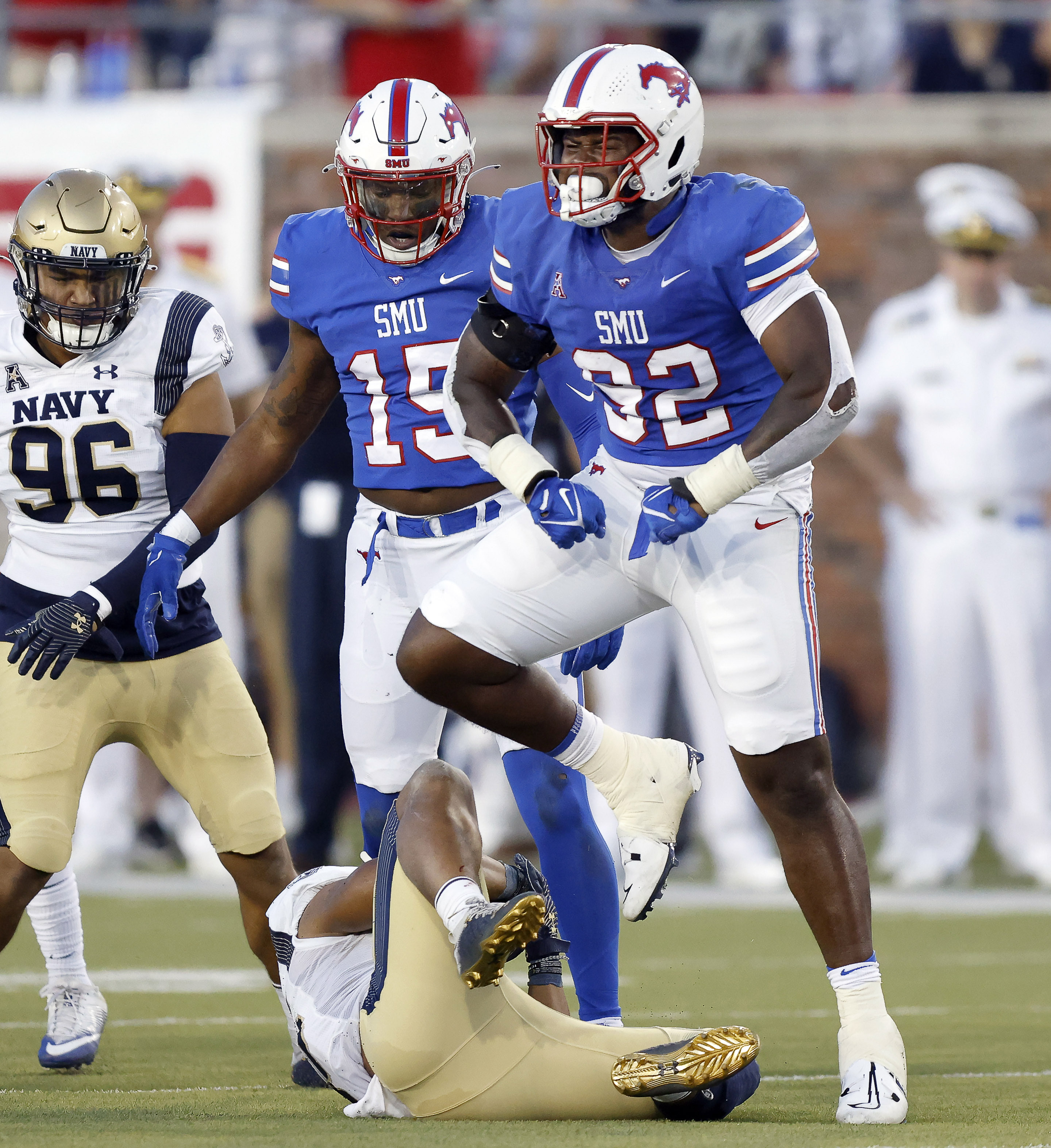 Trot forward! See photos from SMU's conference win over Navy