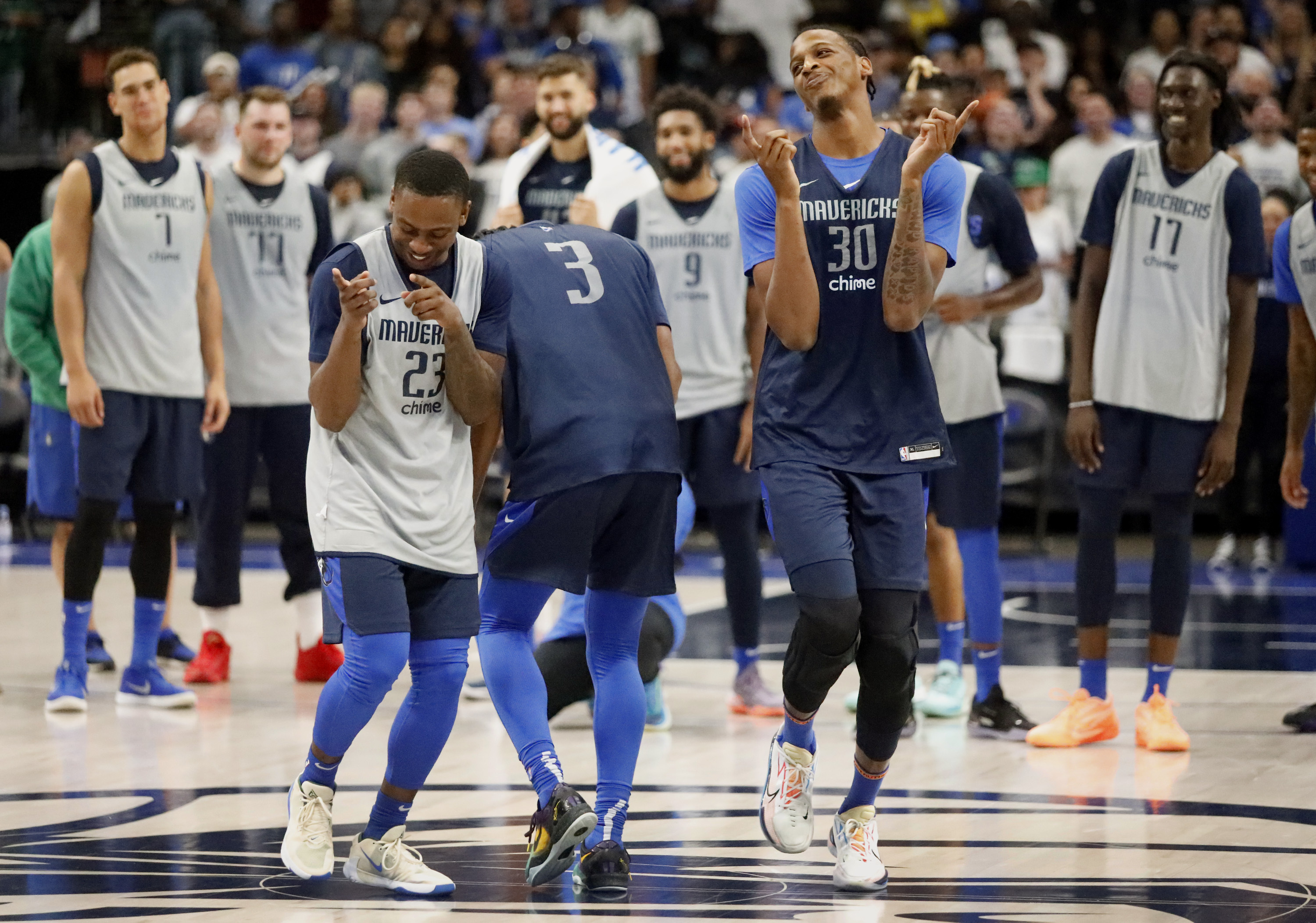 Photos: Dance it out! Mavs rookies McKinley Wright IV, Jaden Hardy and ...
