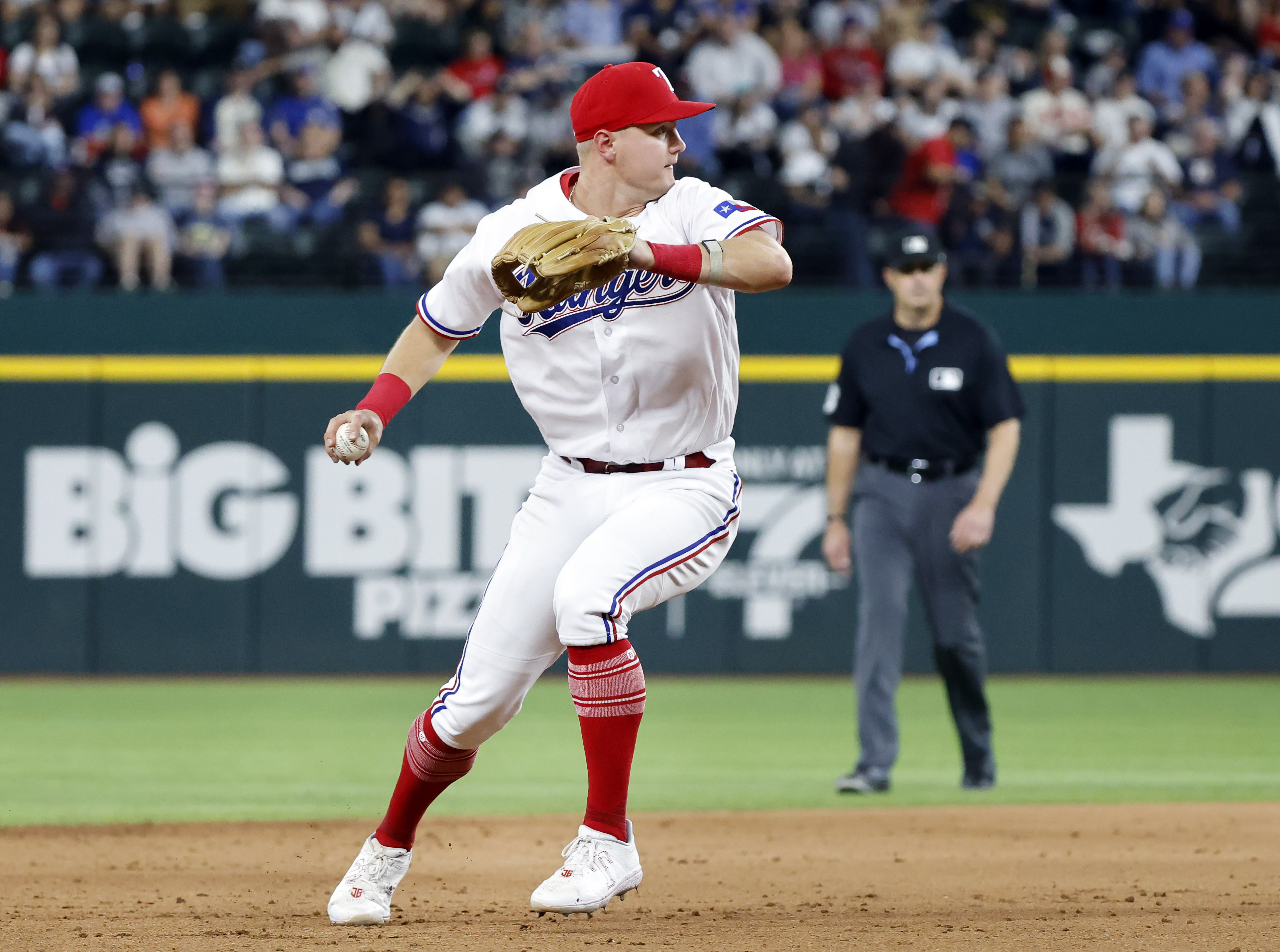 Photos: Rangers' Nathan Eovaldi is doused with sports drink after ...