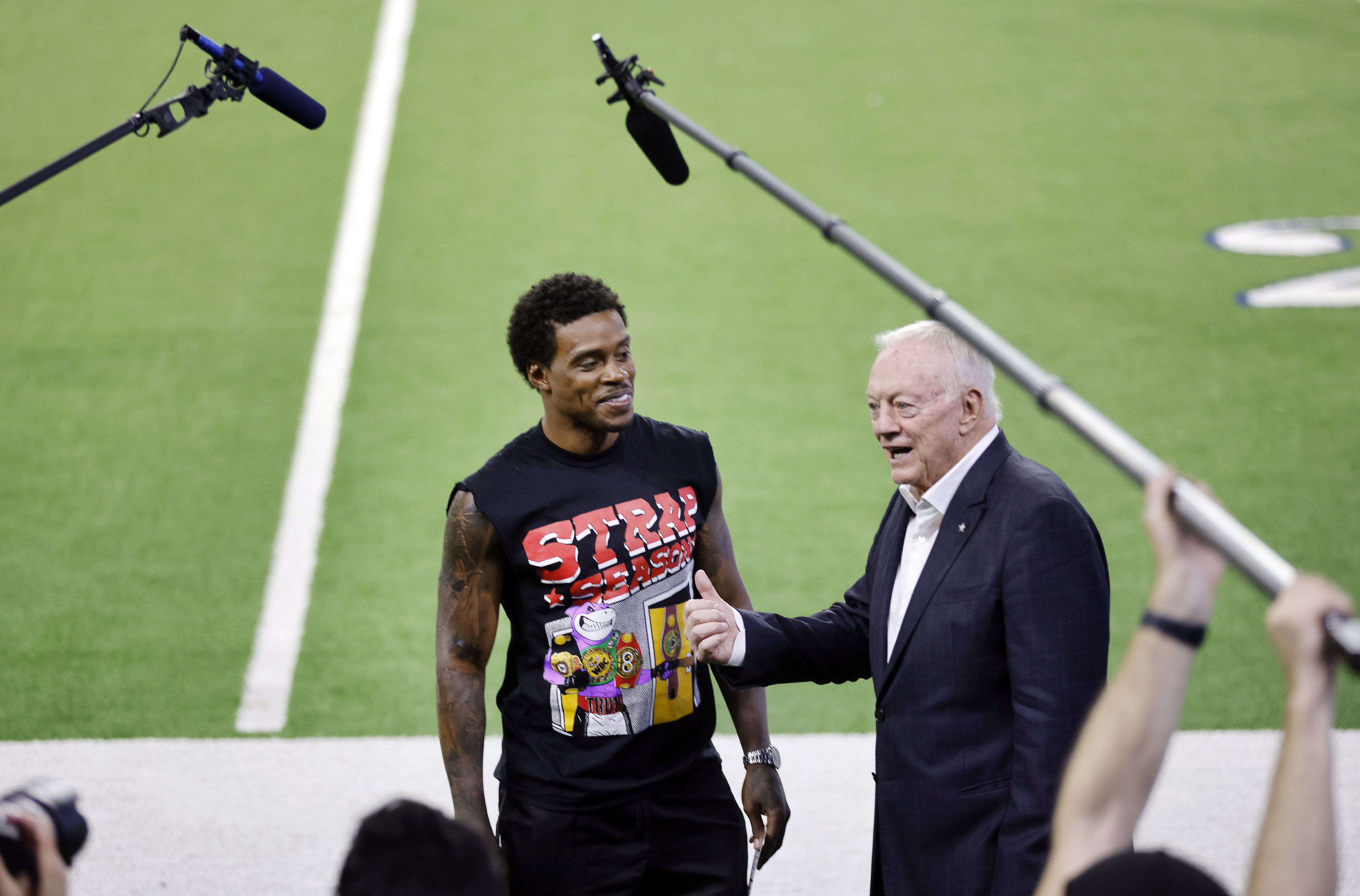Ready to rumble: See photos of Errol Spence Jr. at Cowboys' first ...