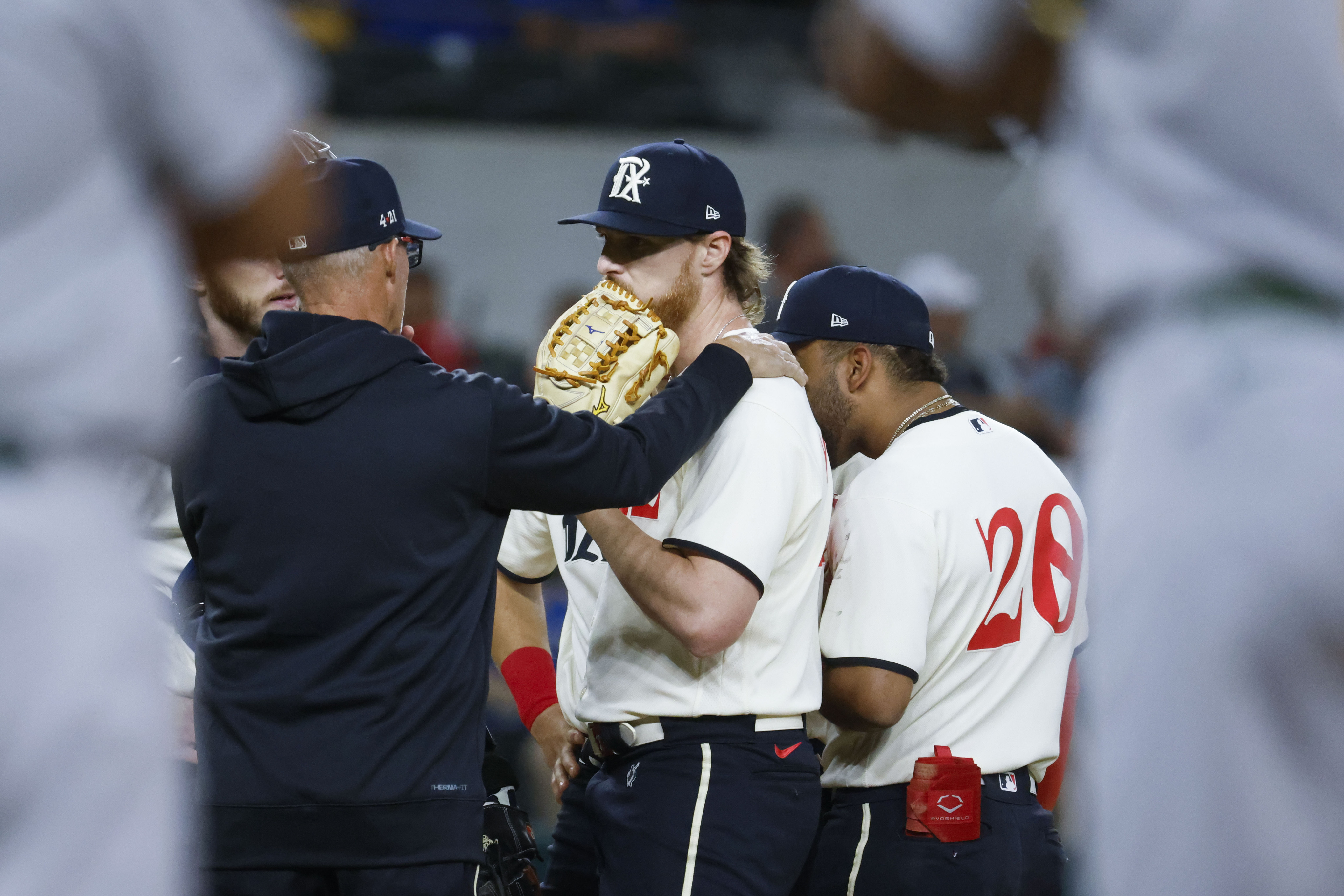 Photos: Rangers City Connect jerseys debut at Globe Life Field
