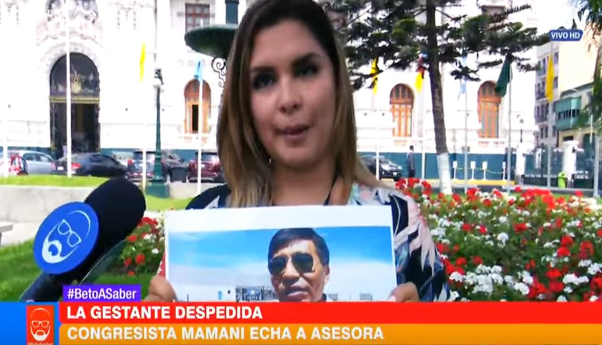 Congresista Moisés Mamani despidió a su asesora horas después de conocer que estaba embarazada ...