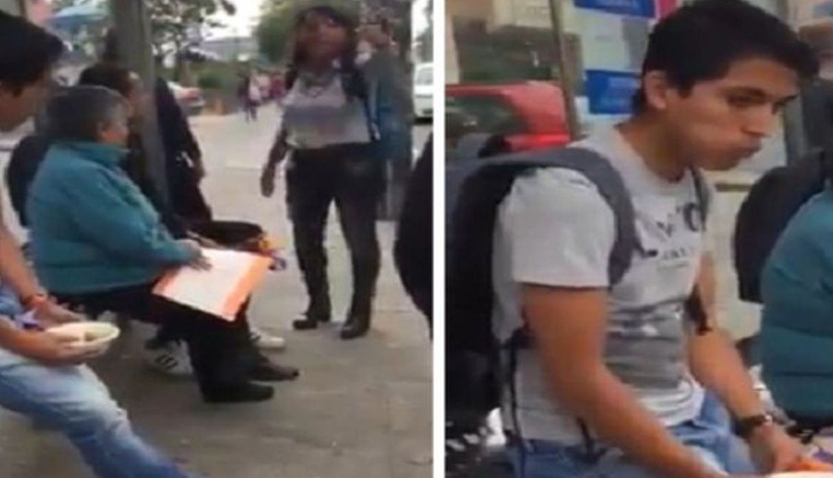 Facebook viral | Impávido joven degustó su almuerzo como si nada pasara ...