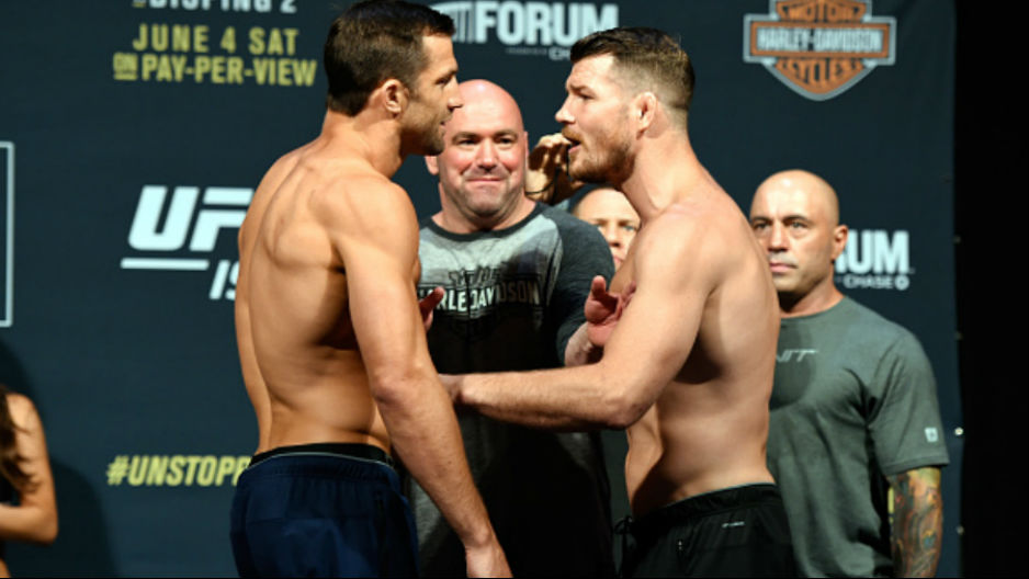 UFC: Rockhold y Bisping tuvieron tenso careo antes de su pelea por el ...