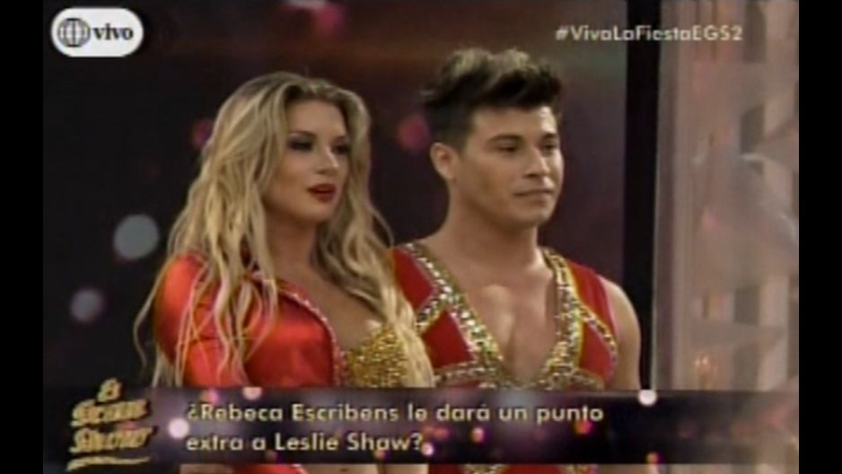 El Gran Show: Rebeca Escribens le dice a Leslie Shaw "ubícate" tras ...