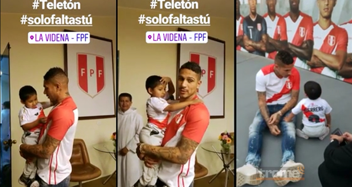 Paolo Guerrero: Así fue su conmovedor momento con el niño símbolo de la ...