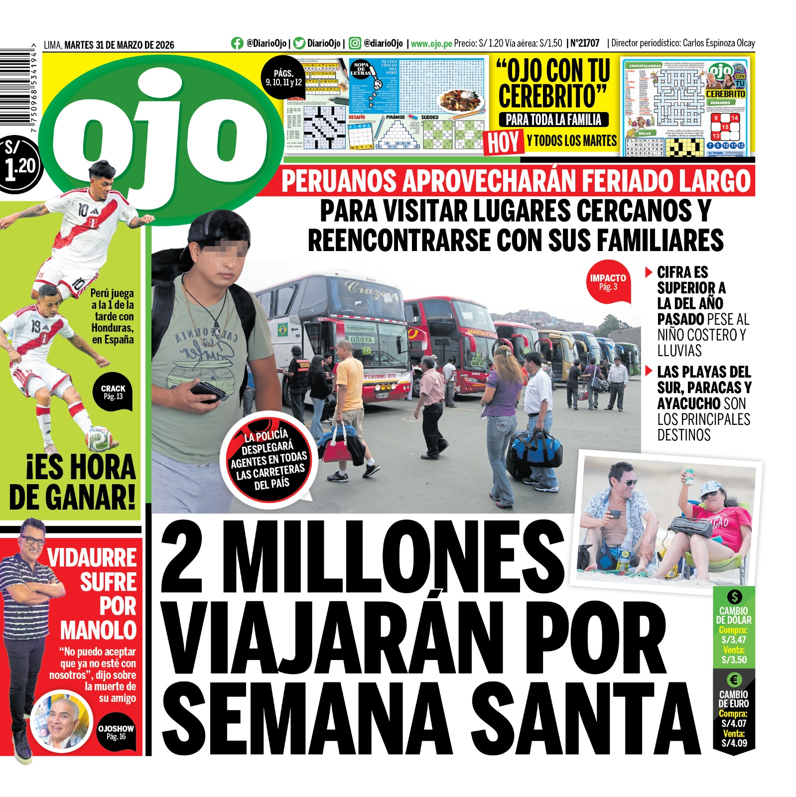 Diario OJO lo último - noticias de HOY Perú, último minuto | Christian ...